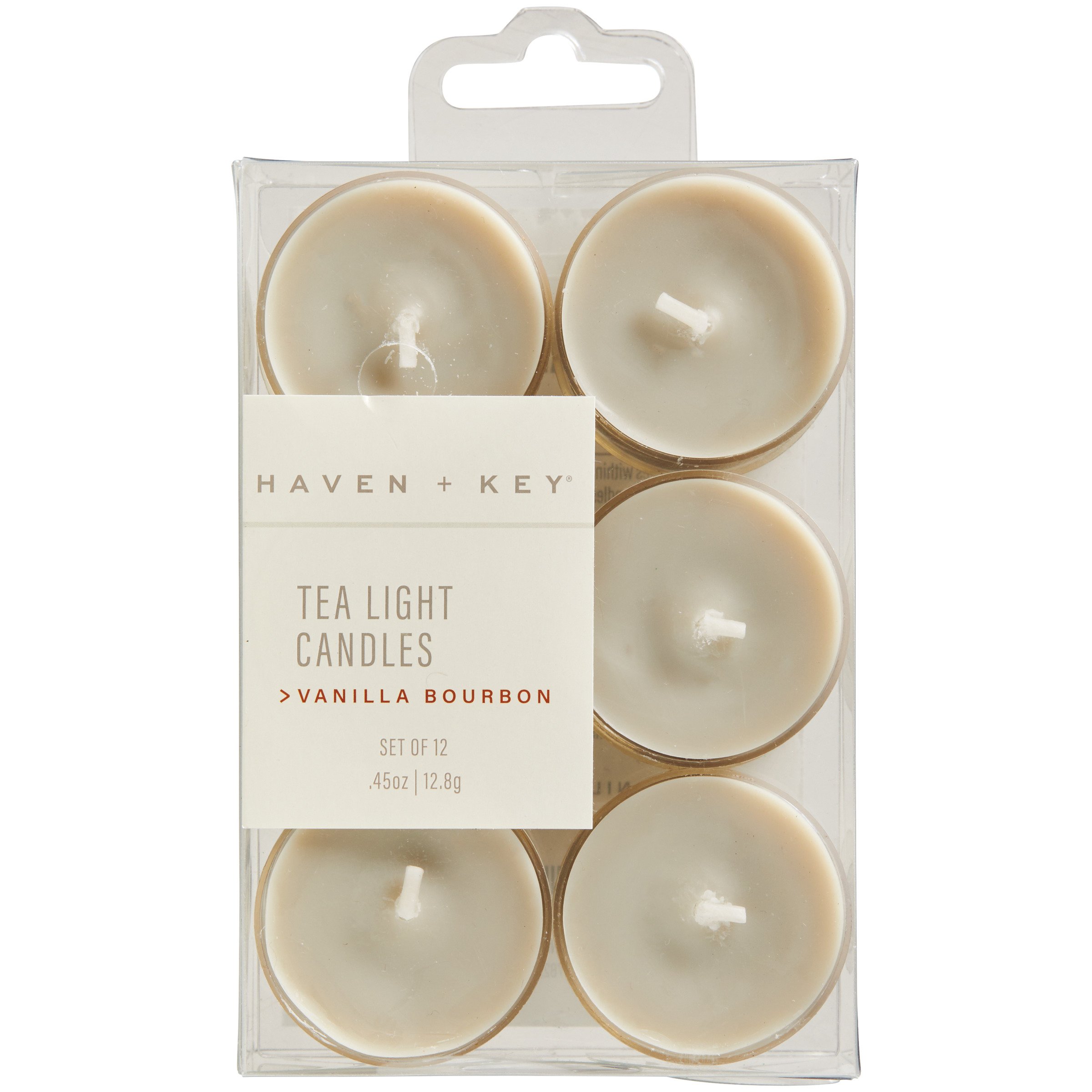 Haven + Key Scented Tea Light Candles - Vanilla Bourbon - Shop Candles ...