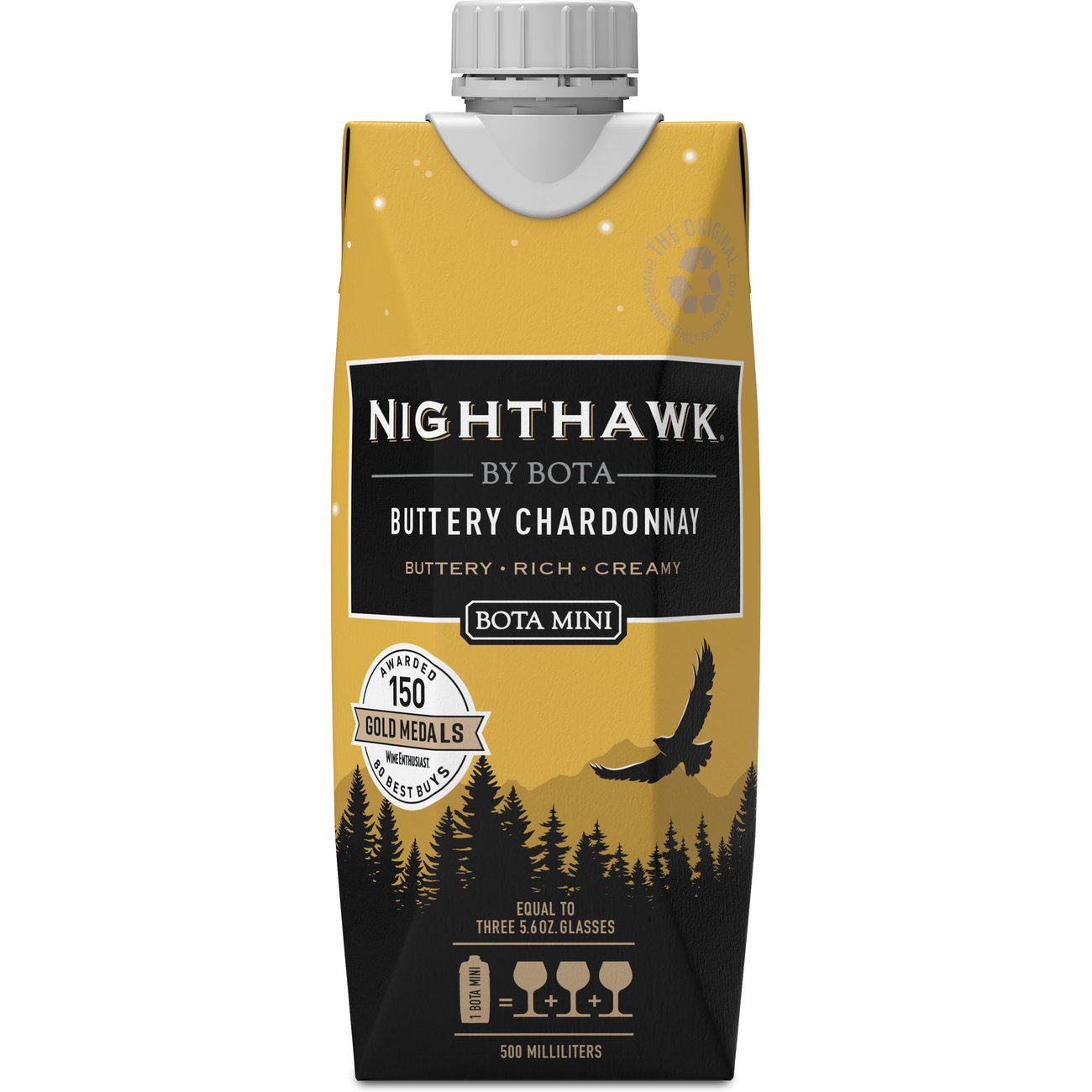 Bota Box Nighthawk Gold Buttery Chardonnay California White Wine - Shop ...