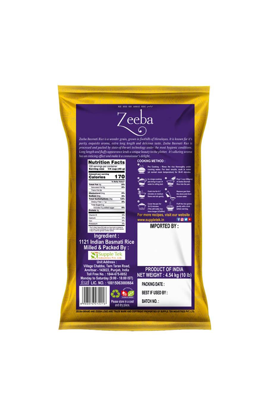Zeeba Premium Basmati Rice - Shop Rice & grains at H-E-B