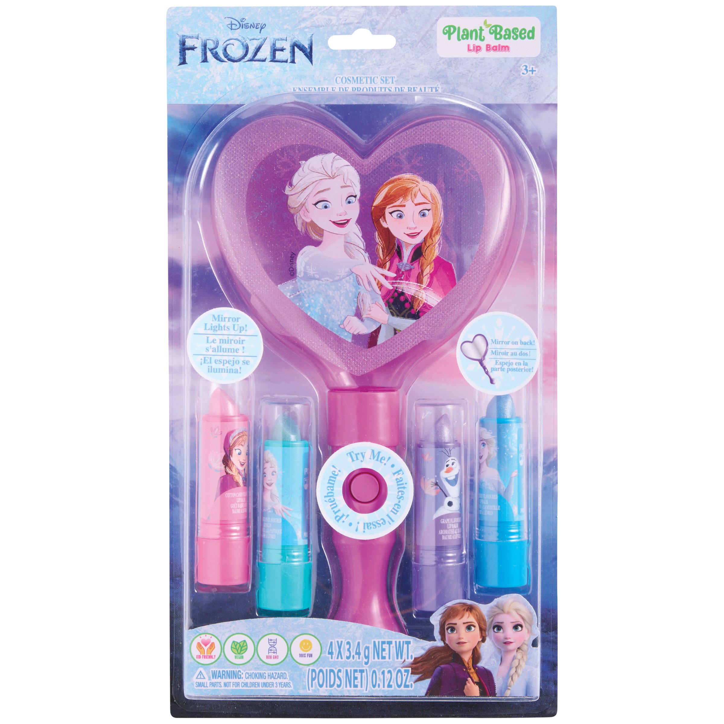 Disney Frozen Lip Balm Set With Light Up Mirror - Shop Makeup palettes ...