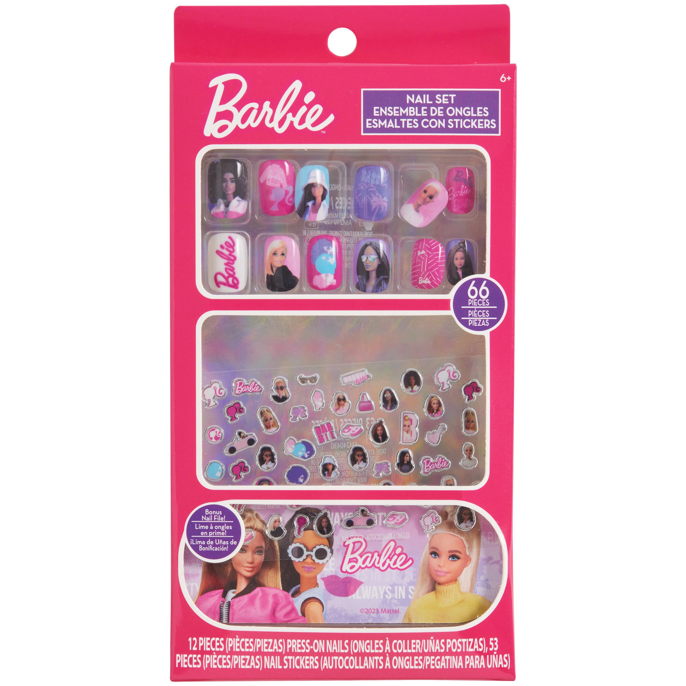 Barbie Nail Set - Shop Lip balm & treatments at H-E-B