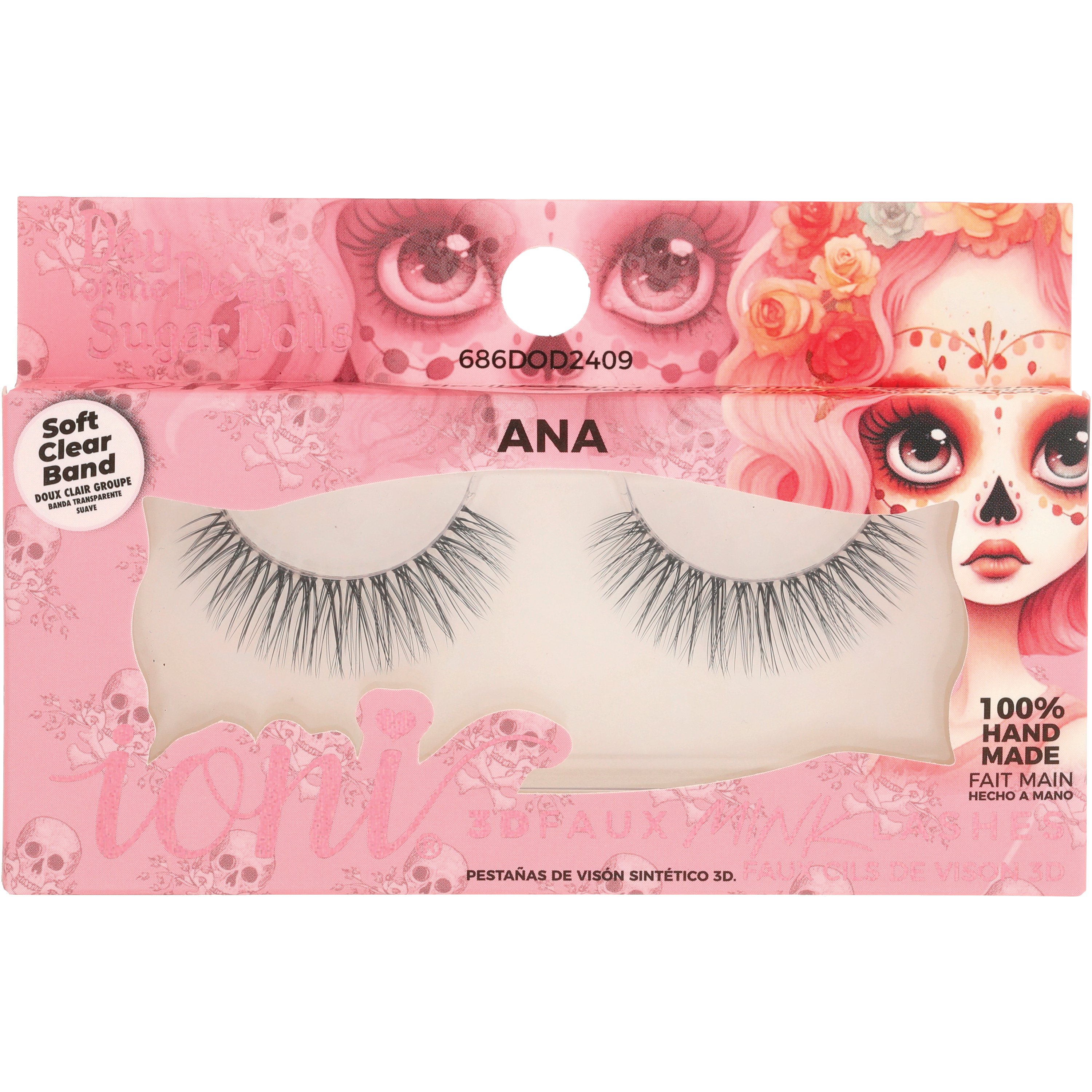 ioni Day of the Dead Sugar Dolls Faux Mink Lashes - Ana - Shop False ...