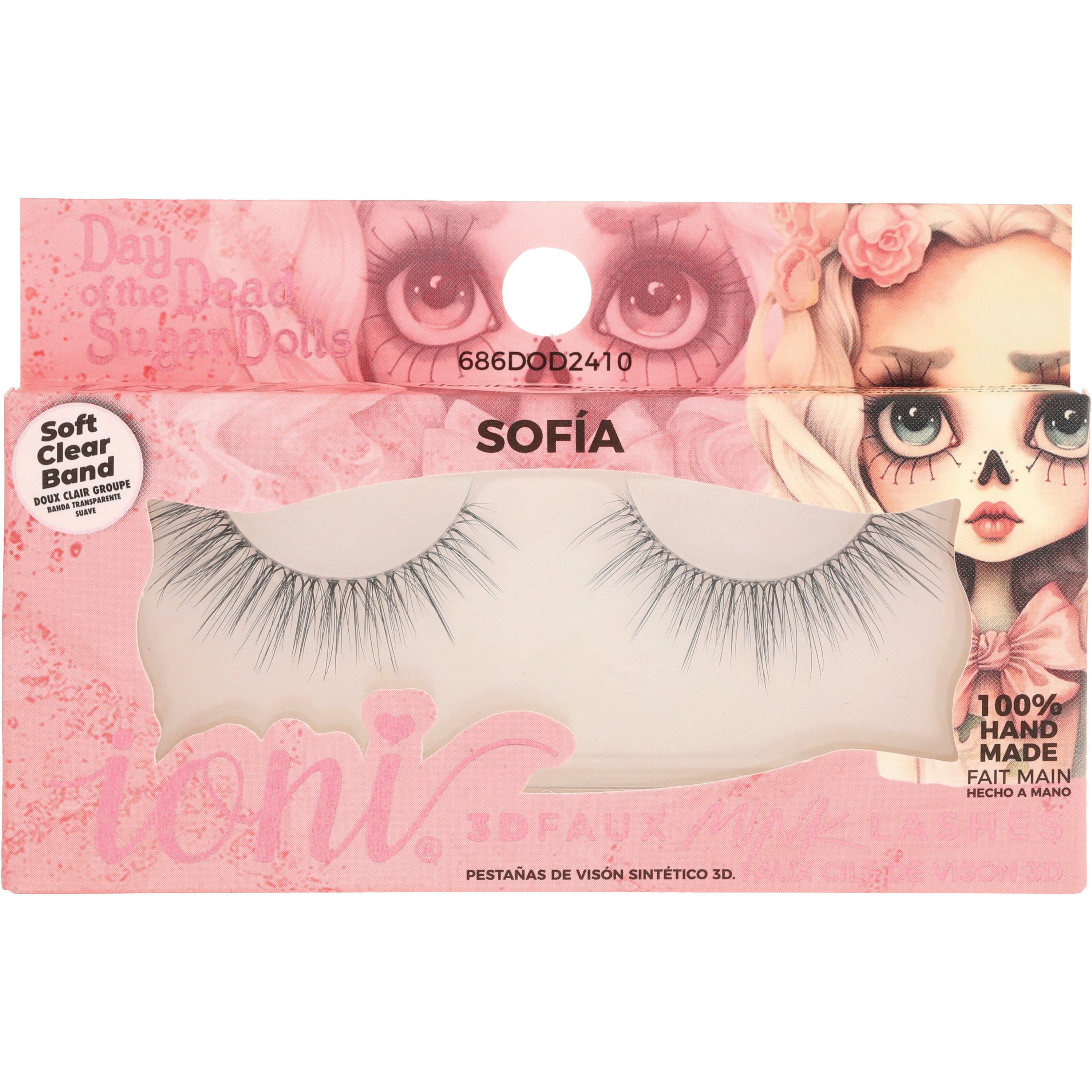 ioni Day of the Dead Sugar Dolls 3D Faux Mink Lashes - Sofia - Shop ...