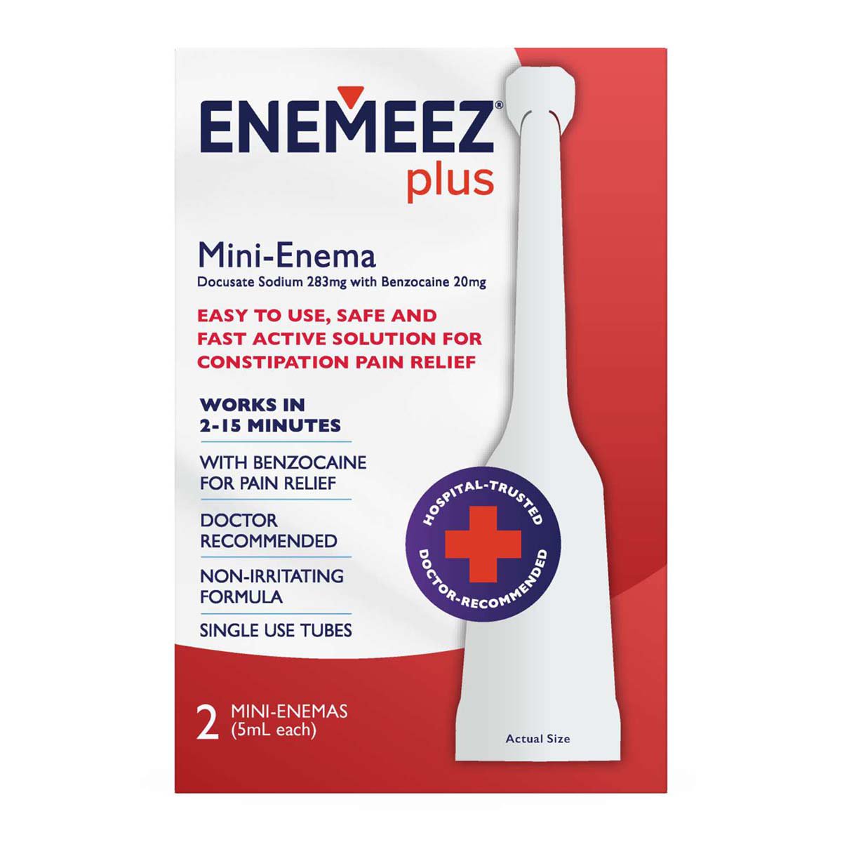 ENEMEEZ Plus Mini-Enema - Shop Digestion & nausea at H-E-B