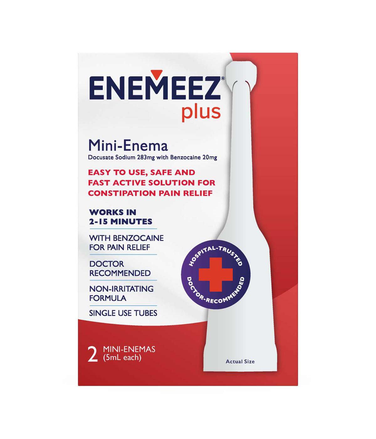 ENEMEEZ Plus Mini-Enema - Shop Digestion & nausea at H-E-B