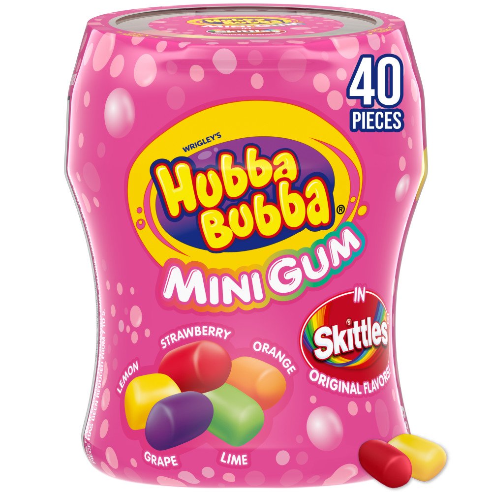 Hubba Bubba Skittles Flavored Mini Gum - Shop Gum & mints at H-E-B