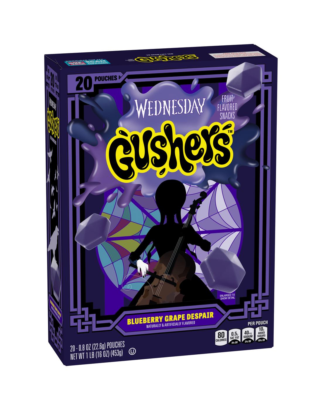 Gushers Wednesday Fruit Snacks - Blueberry Grape Despair - Shop Fruit ...