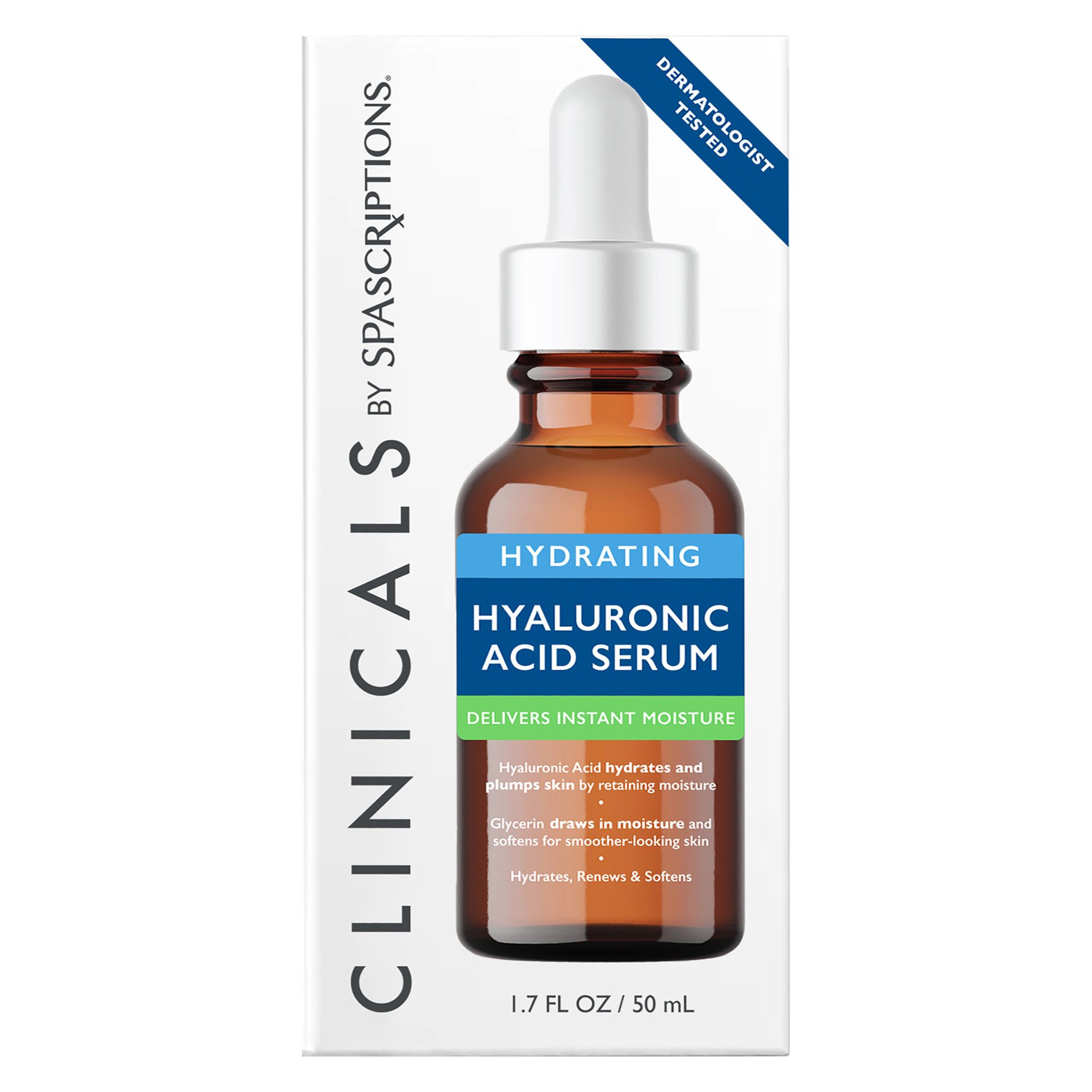 SpaScriptions Clinicals Hydrating Hyaluronic Acid Serum - Shop Facial ...