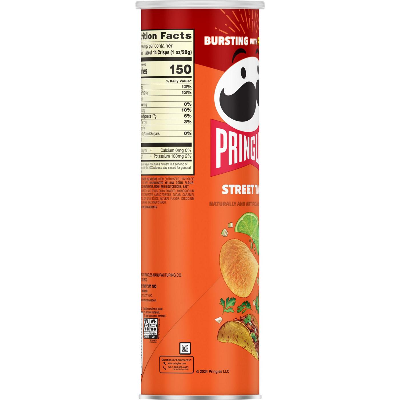 Pringles Street Taco Potato Crisps Chips - Shop Chips at H-E-B