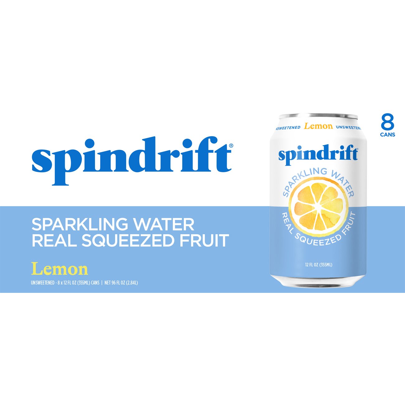 Spindrift Spindrift Sparkling Lemon Water - Shop Water at H-E-B