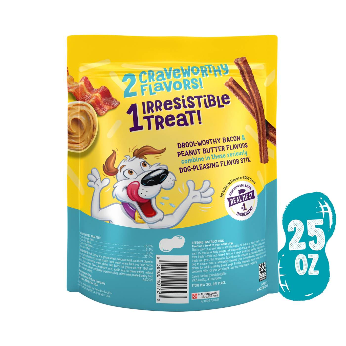 Beggin' Flavor Stix Bacon & Peanut Butter Dog Treats - Shop Soft ...