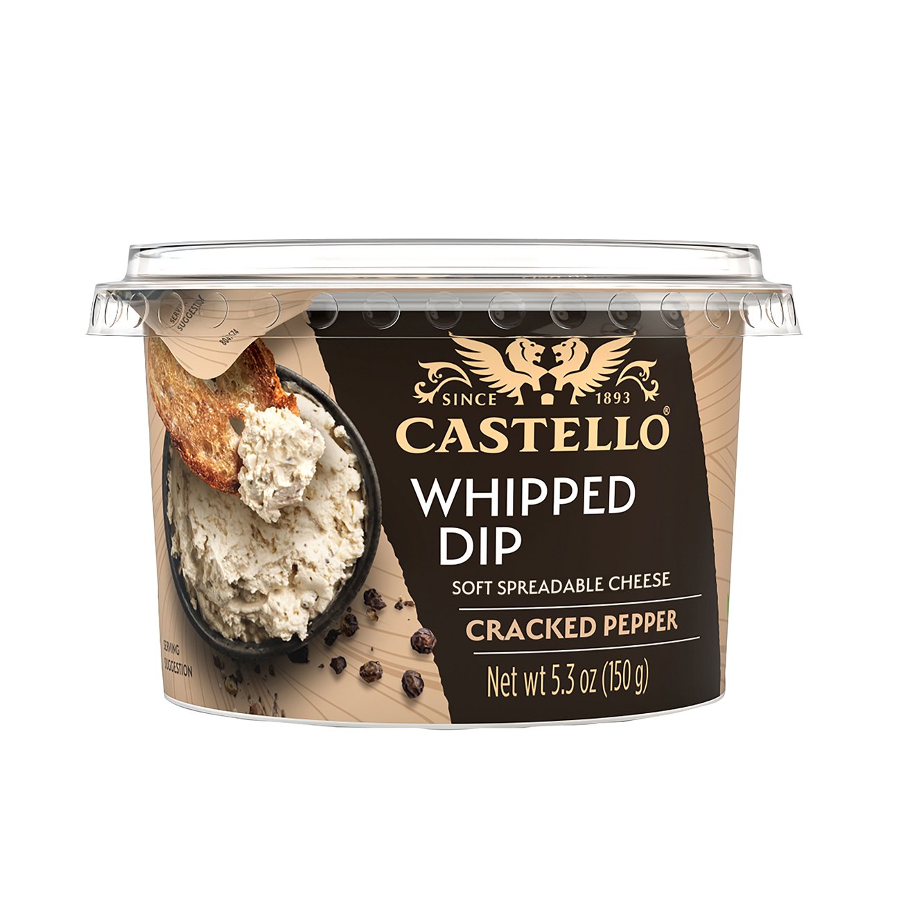 Castello Whipped Spreadable Cheese Dip - Cracked Pepper - Shop Dip at H-E-B