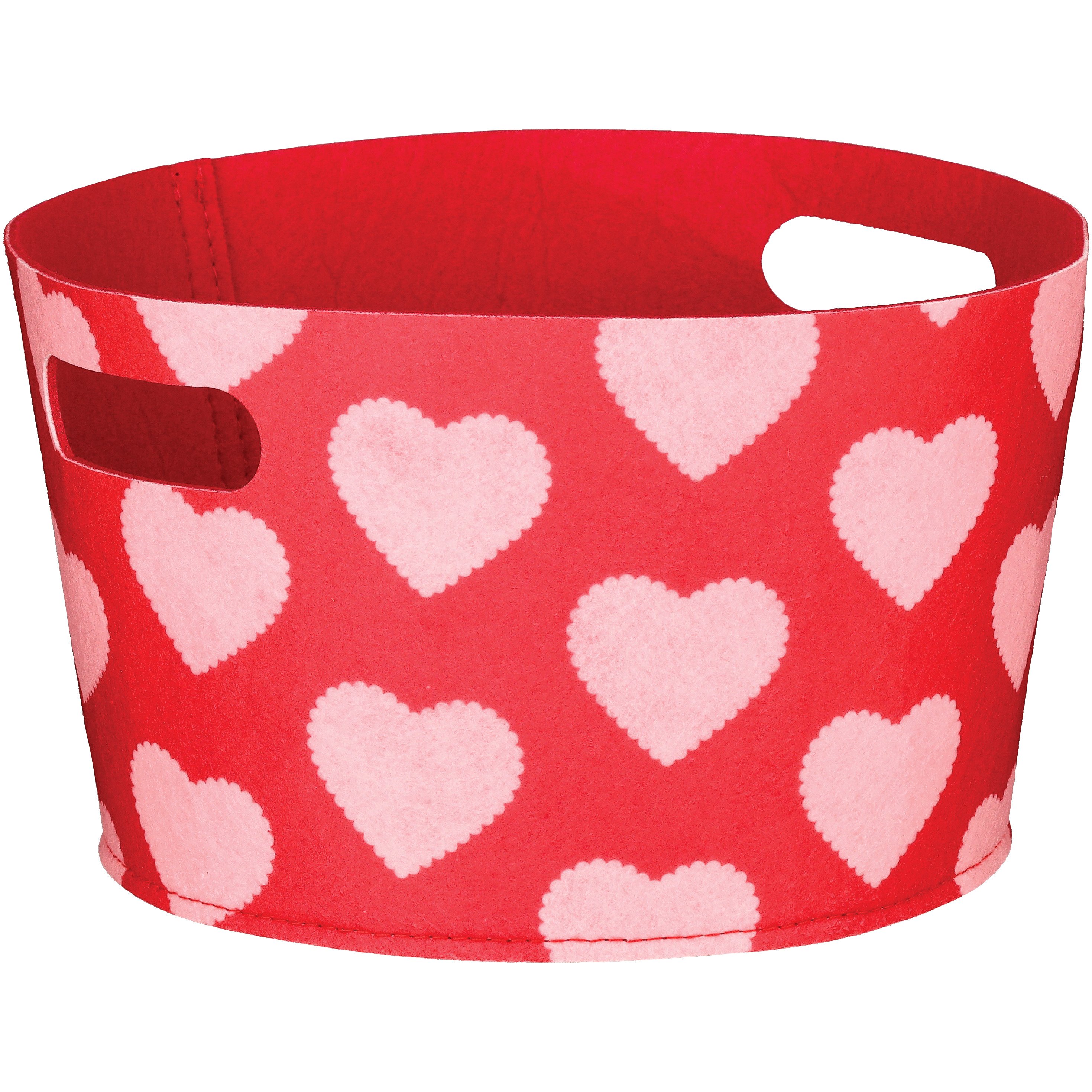 Destination Holiday Red Hearts Felt Tray - Shop Seasonal decor at H-E-B