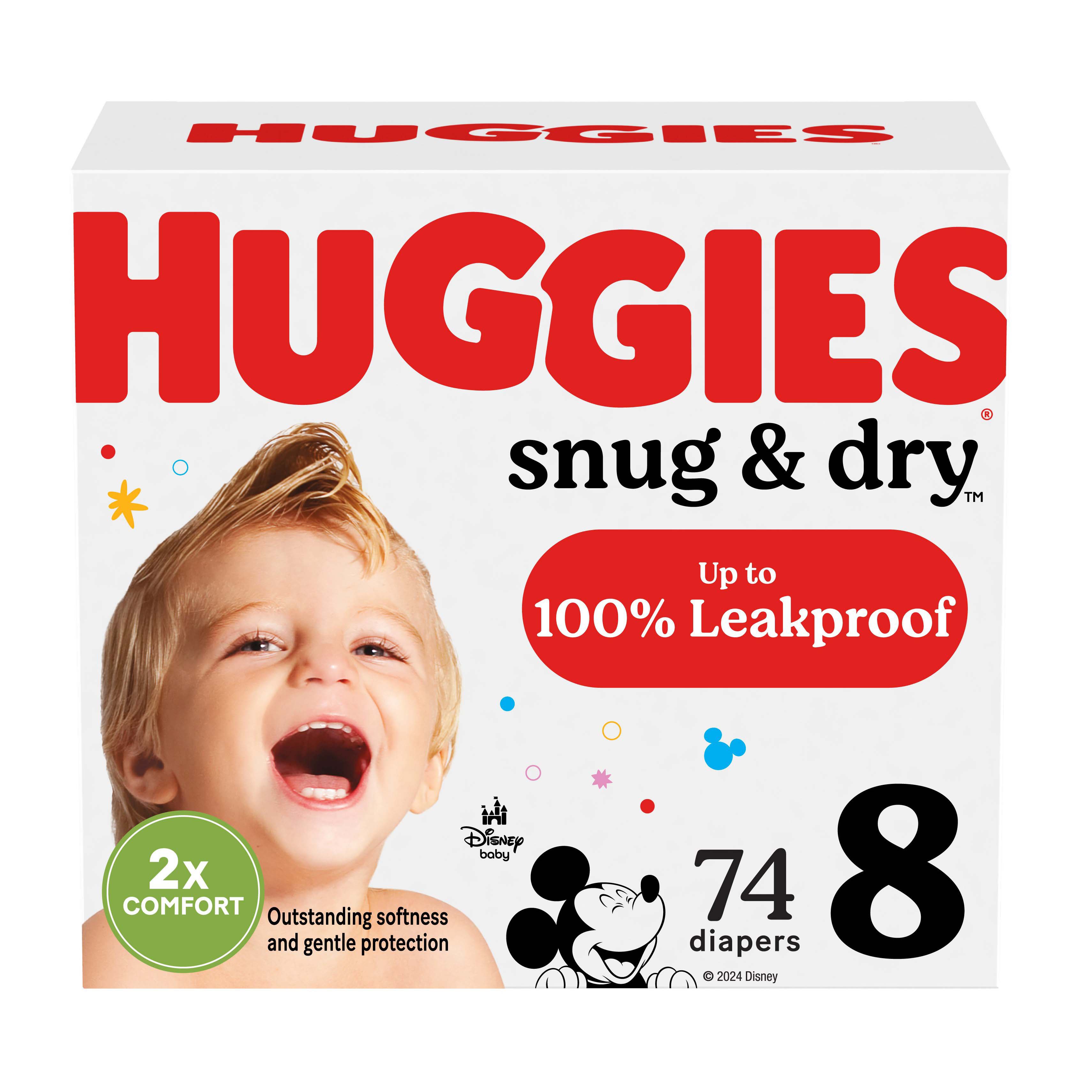 Huggies Snug & Dry Baby Diapers - Size 8 - Shop Diapers at H-E-B