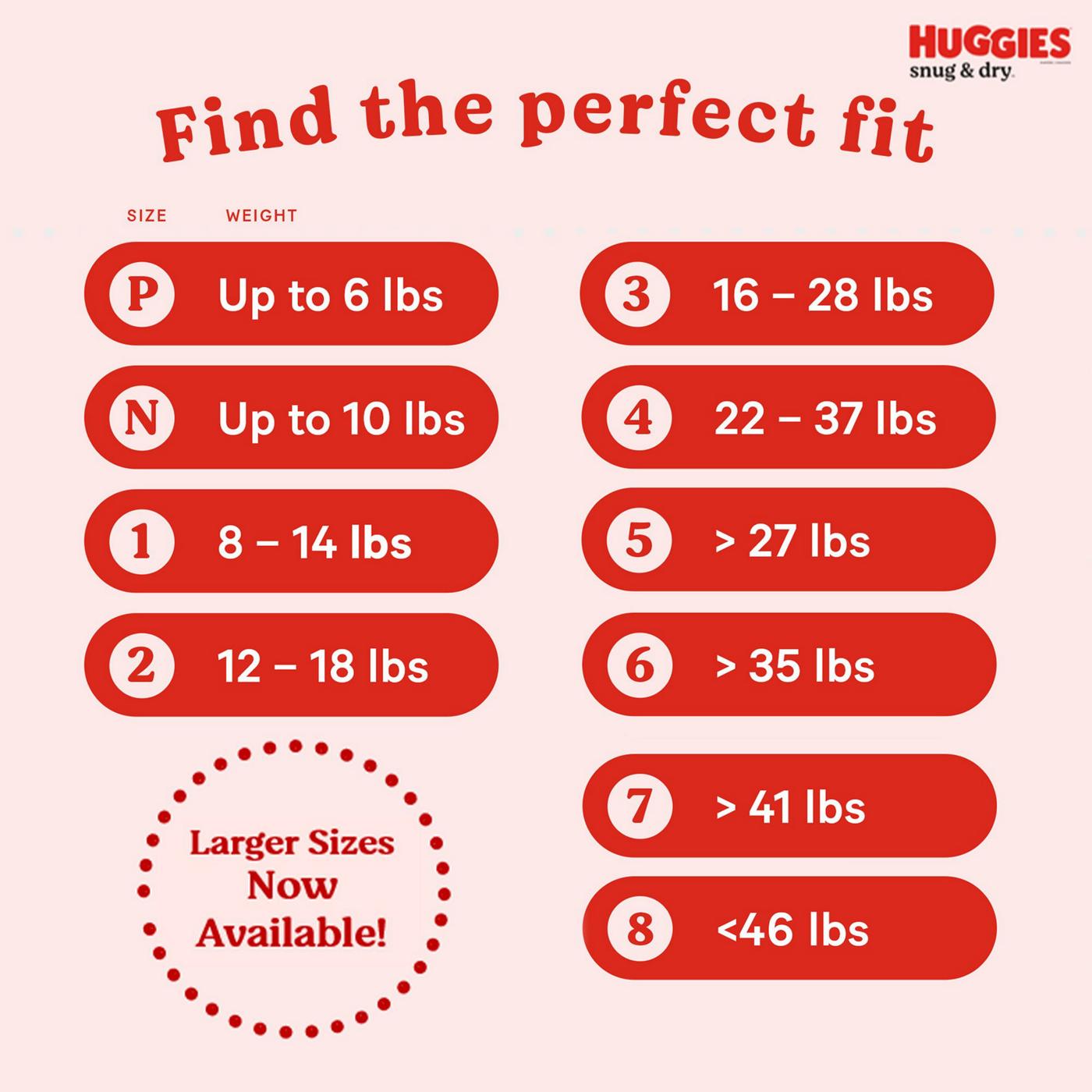 Huggies Snug & Dry Baby Diapers - Size 8 - Shop Diapers at H-E-B