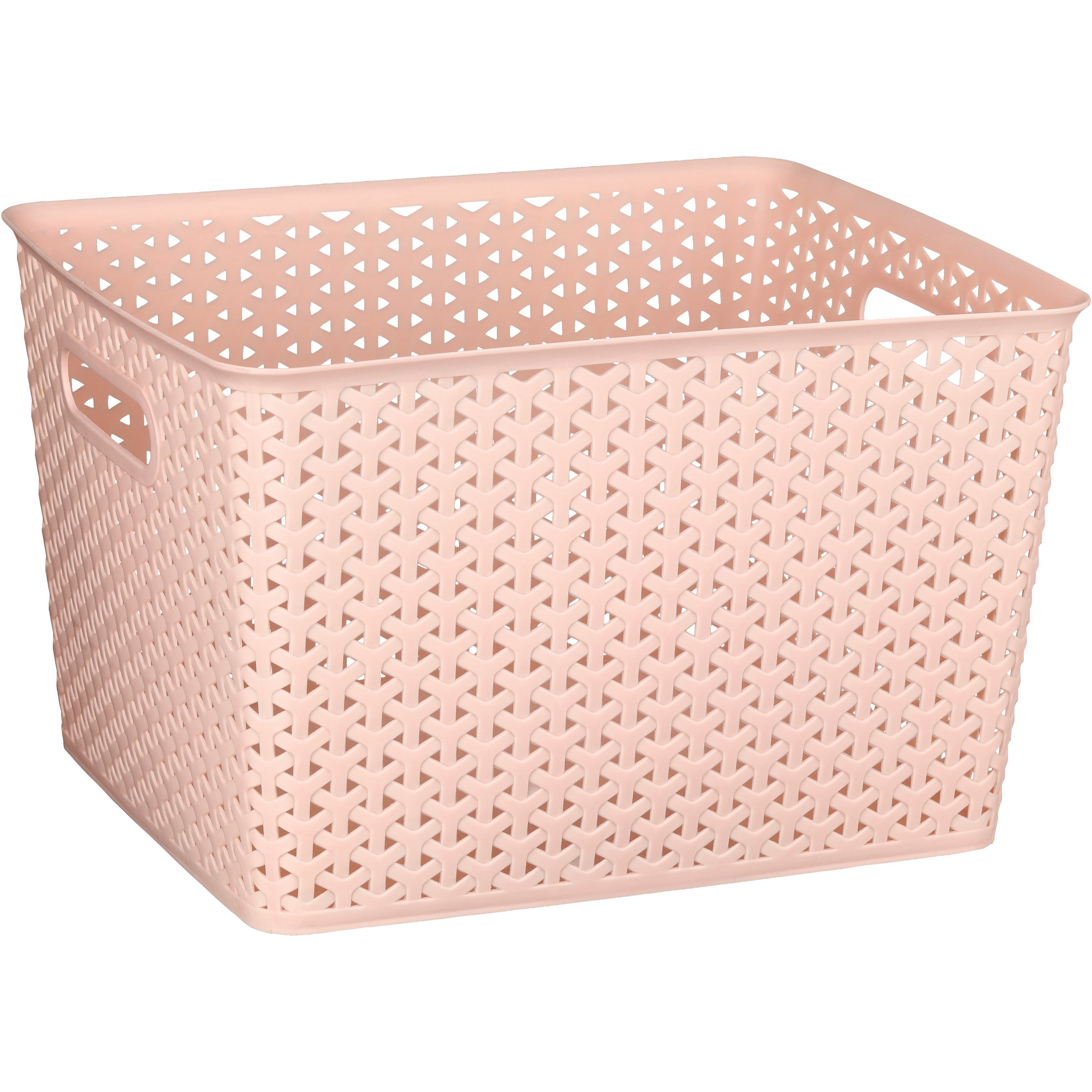 Destination Holiday Plastic Storage Bin - Pink, Large - Shop Storage ...