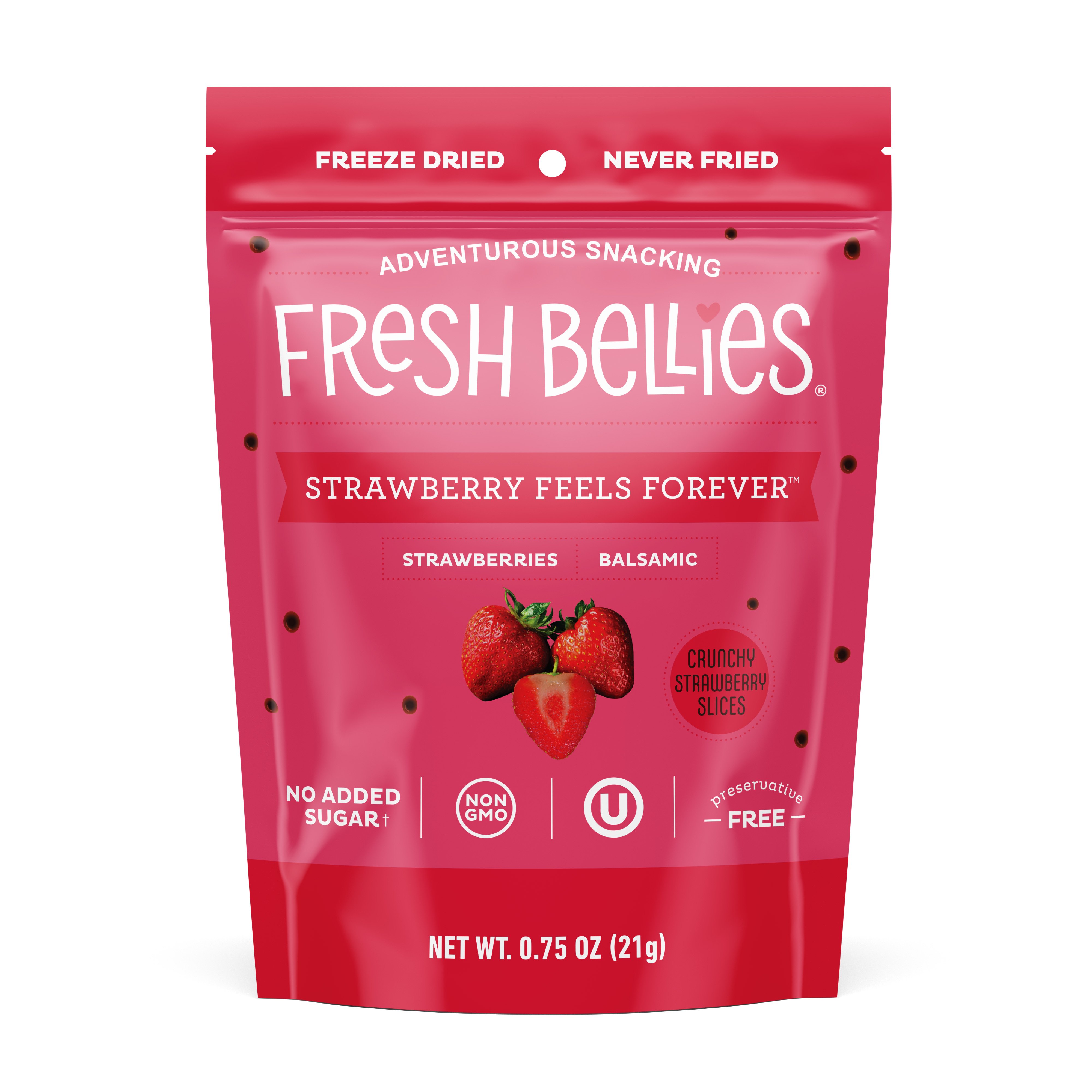 Fresh Bellies Strawberry Feels Forever Crunchy Strawberry Slices - Shop ...