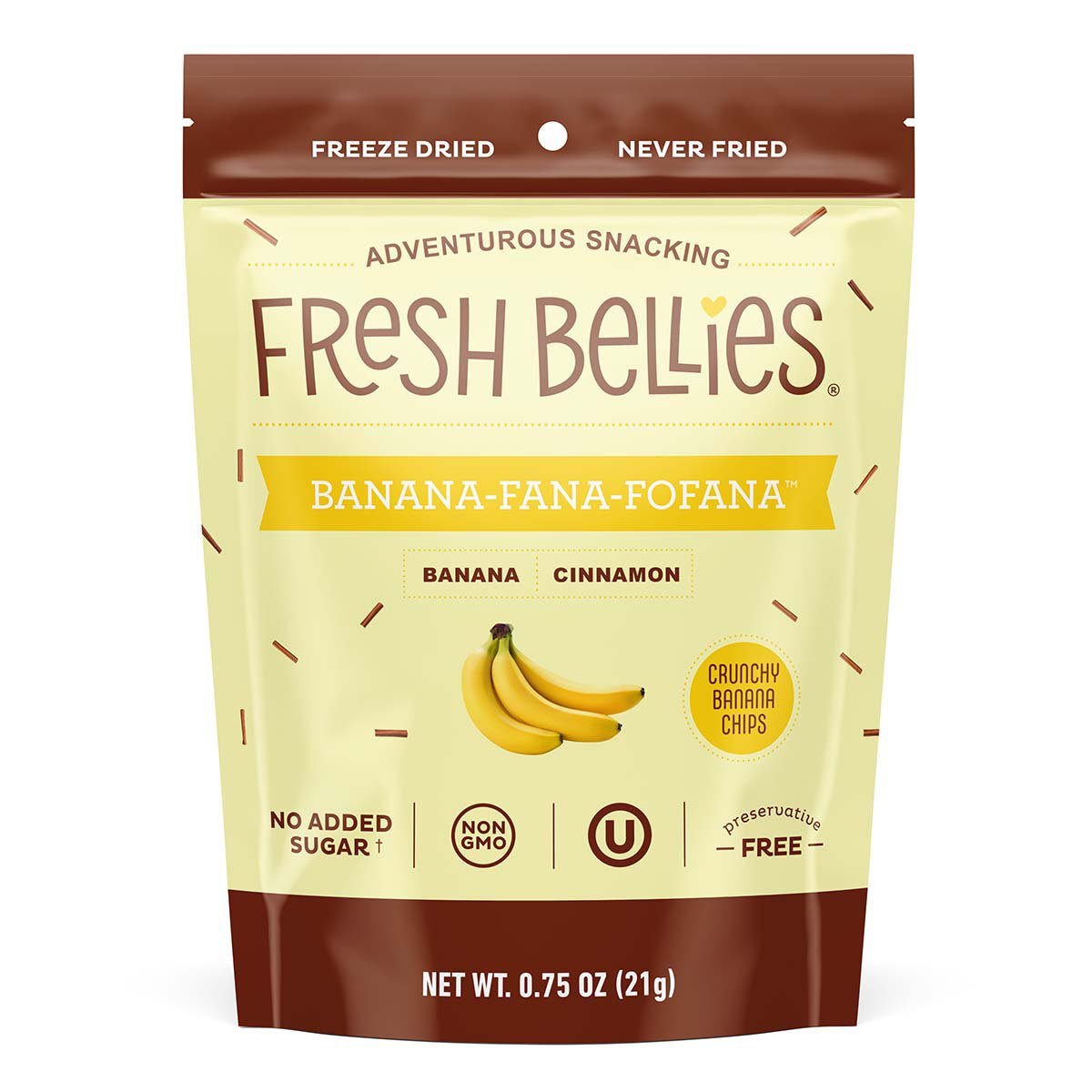 Fresh Bellies Banana-Fana-Fofana Crunchy Banana Chips - Shop Chips at H-E-B