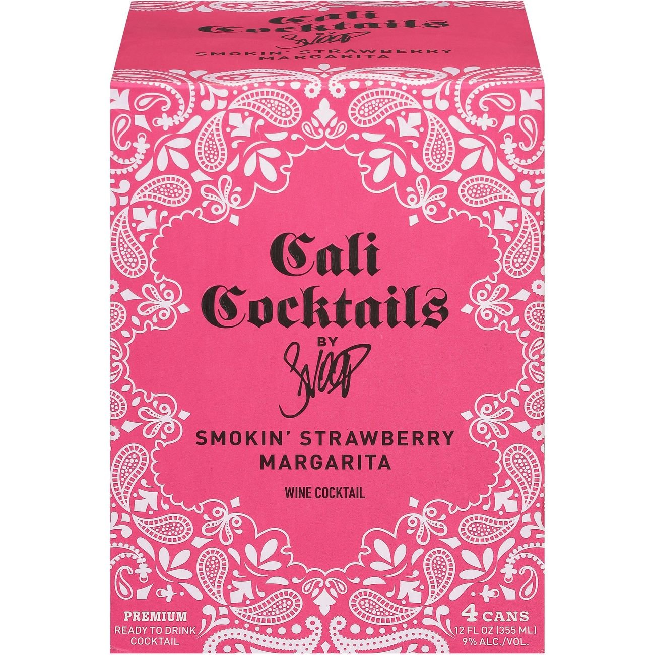 Cali Cocktails Smokin Strawberry Margarita Wine Cocktail 4 pk Cans ...