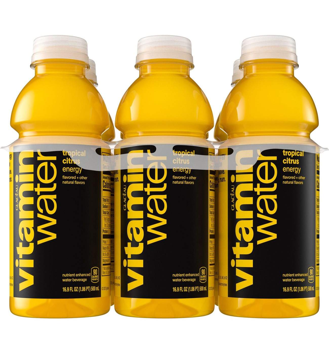 Glaceau Vitaminwater Tropical Citrus Nutrient Enhanced Water Beverage ...