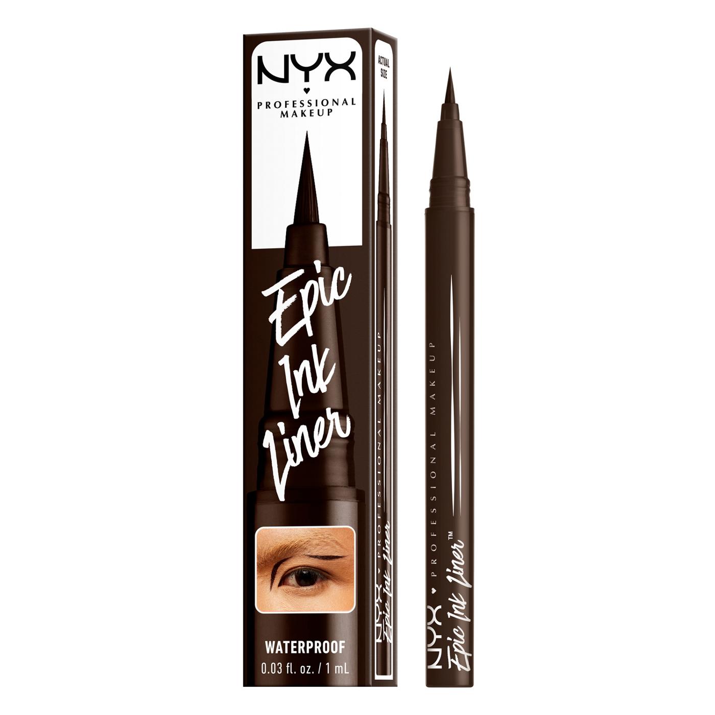 NYX Epic Ink Liner - Dark Chocolate - Shop Eyeliner at H-E-B