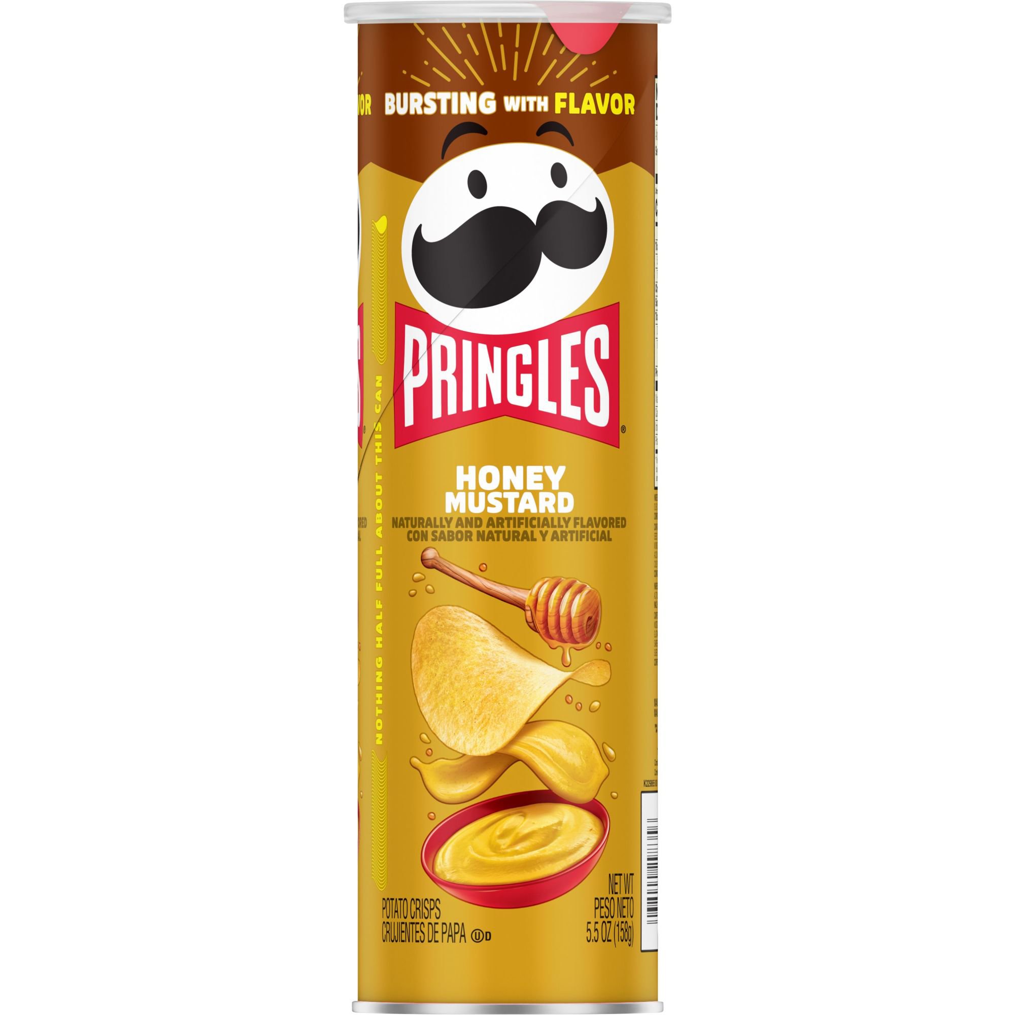 Pringles Honey Mustard Potato Crisps Chips - Shop Chips at H-E-B