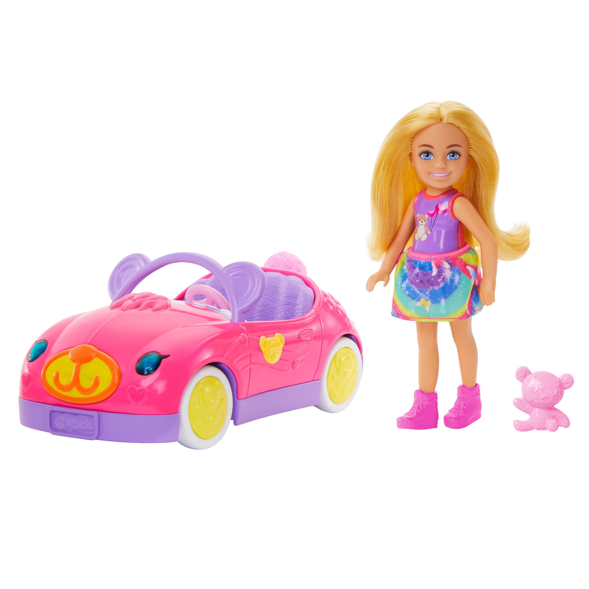 Barbie Chelsea & Teddy Bear Vehicle Set - Shop Action figures & dolls ...