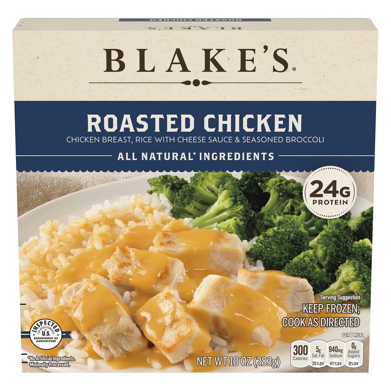 Blake's Roasted Chicken With Cheesy Rice & Broccoli - Shop Entrees ...