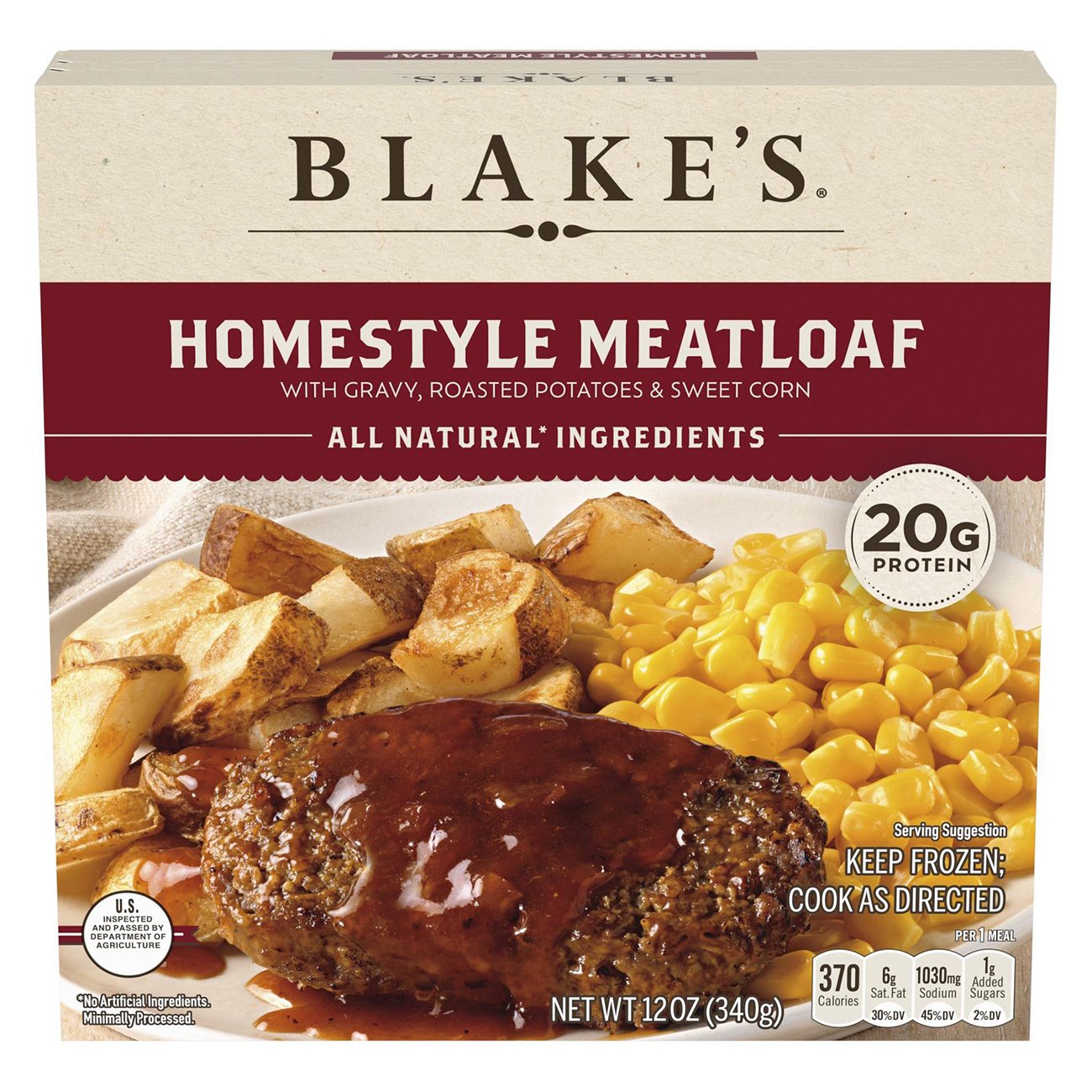 Blake's Homestyle Meatloaf Frozen Meal - Shop Entrees & sides at H-E-B