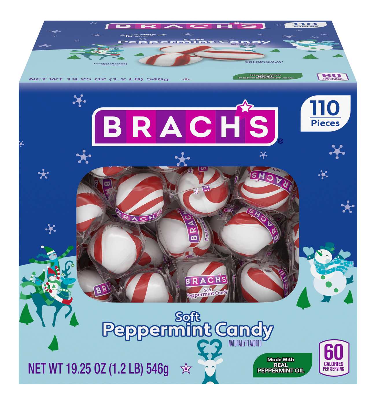 Brach's Soft Peppermint Holiday Candy - Shop Candy at H-E-B