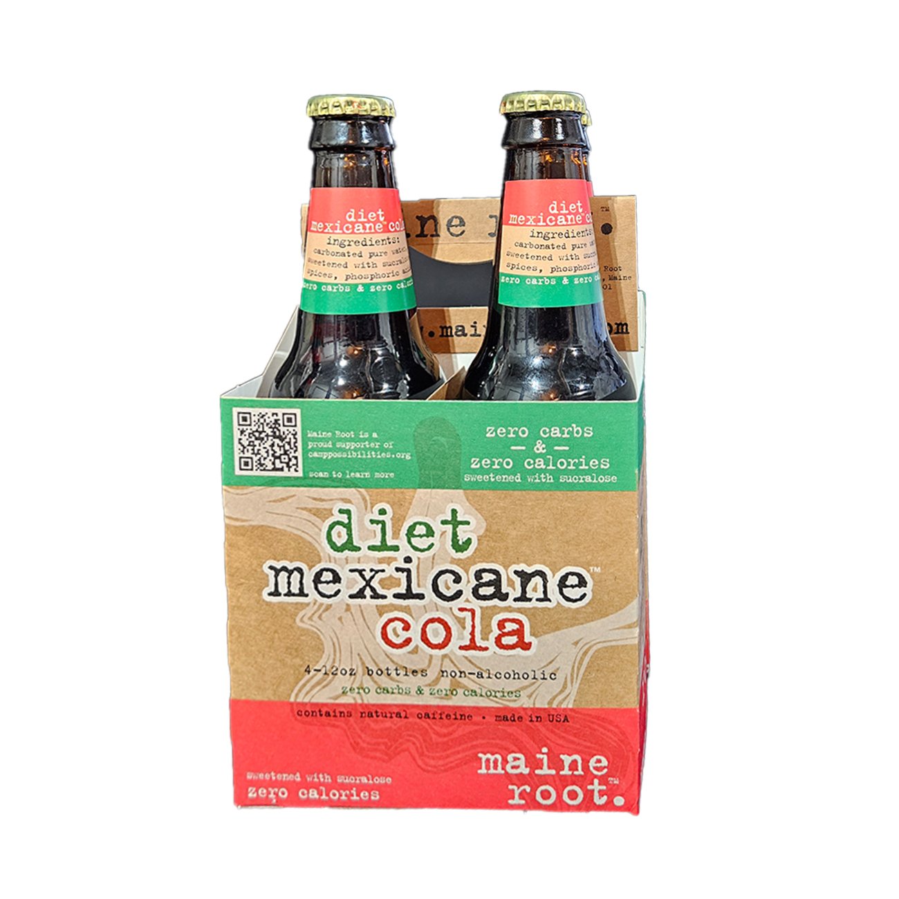 Maine Root Diet Mexicane Cola 4 pk Bottles - Shop Soda at H-E-B