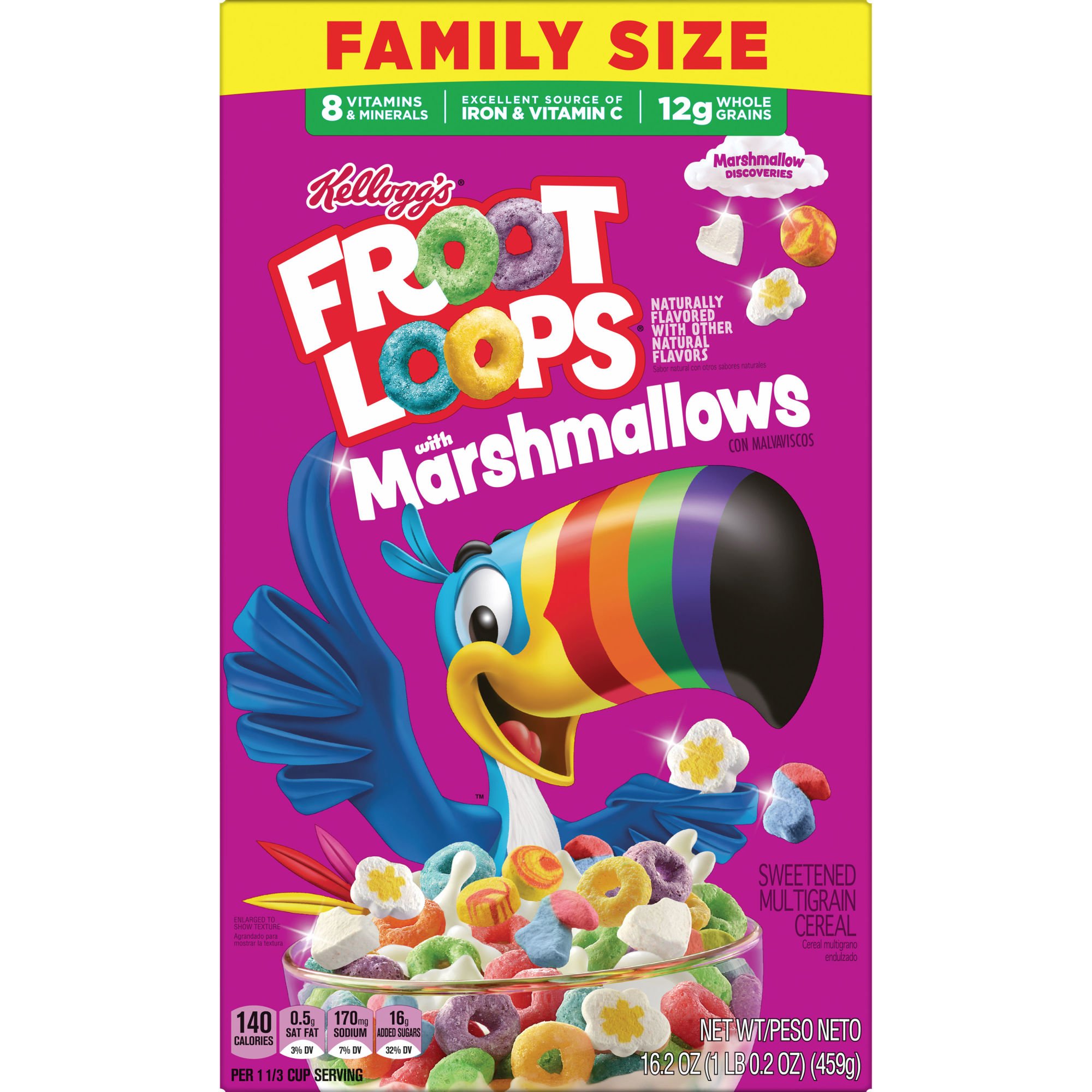 Kellogg's Froot Loops Original with Marshmallows Cereal - Shop Cereal ...