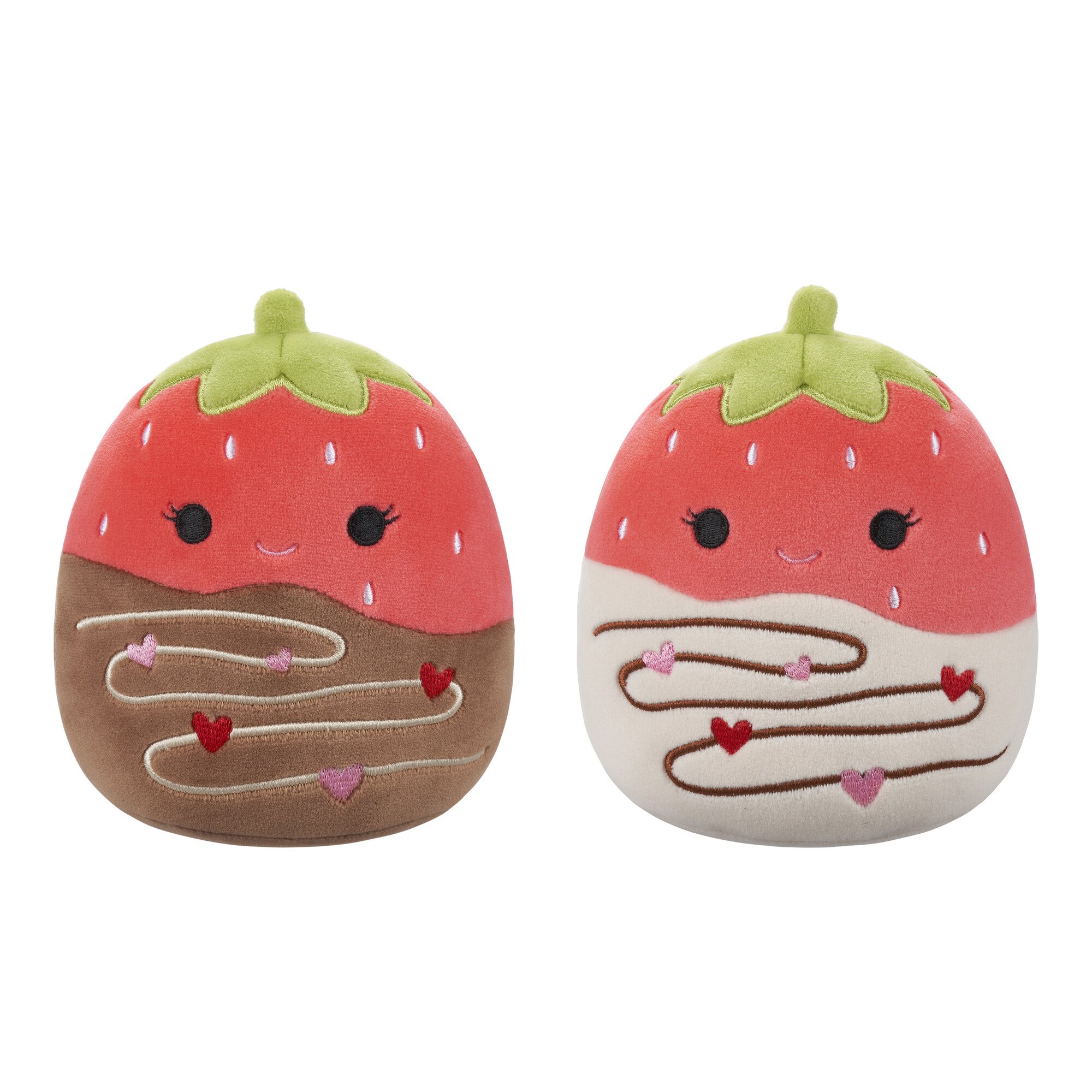 Squishmallows Chocolate Dipped Strawberries Valentine's Plush Pair ...