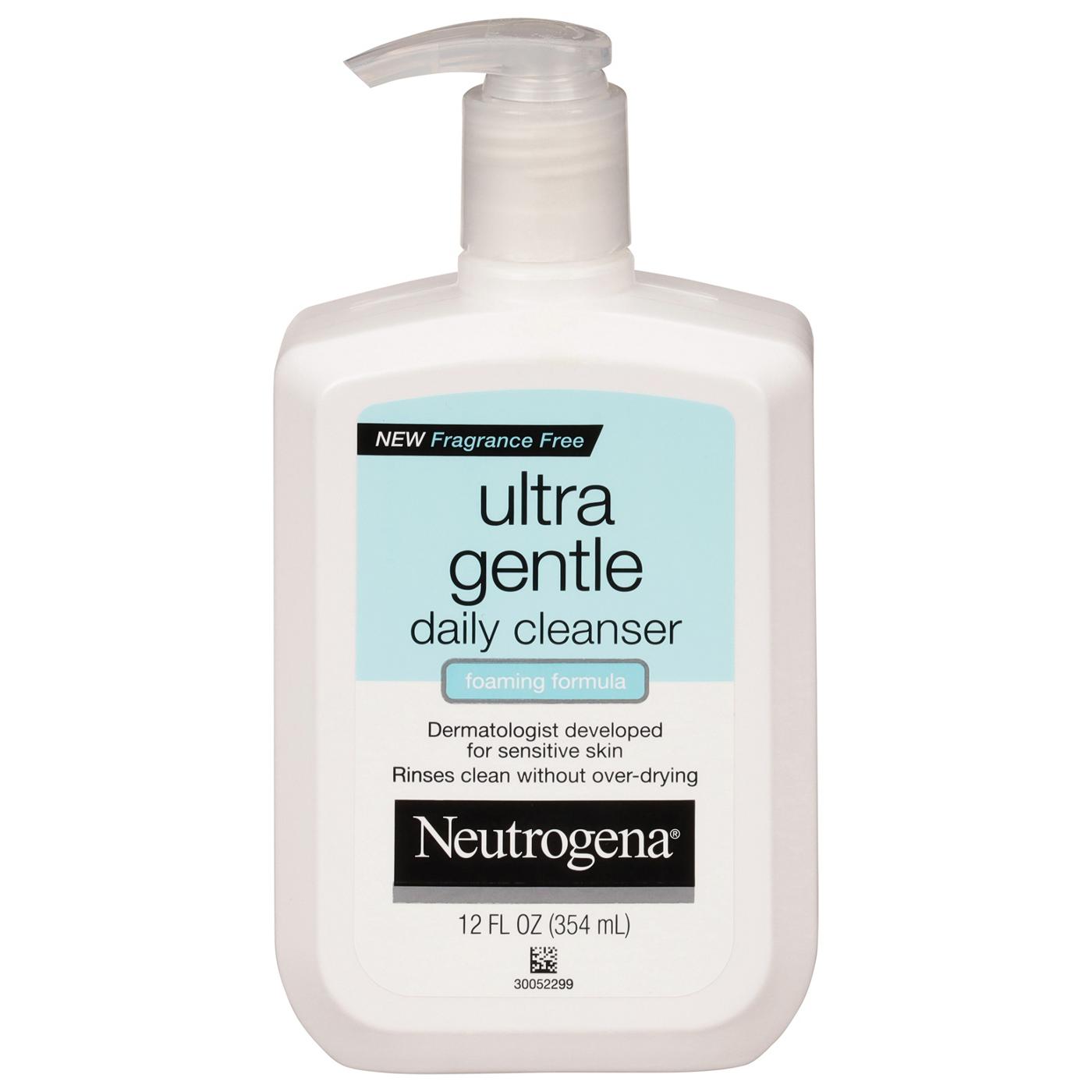 Neutrogena Ultra Gentle Cream-to-Foam Daily Facial Cleanser - Shop ...