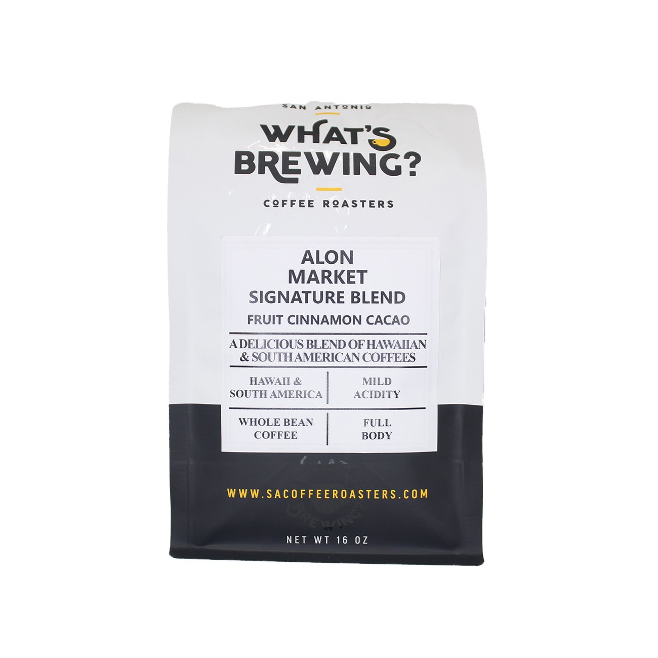 Whats Brewing Alon Market Signature Blend Whole Bean - Shop Coffee at H-E-B