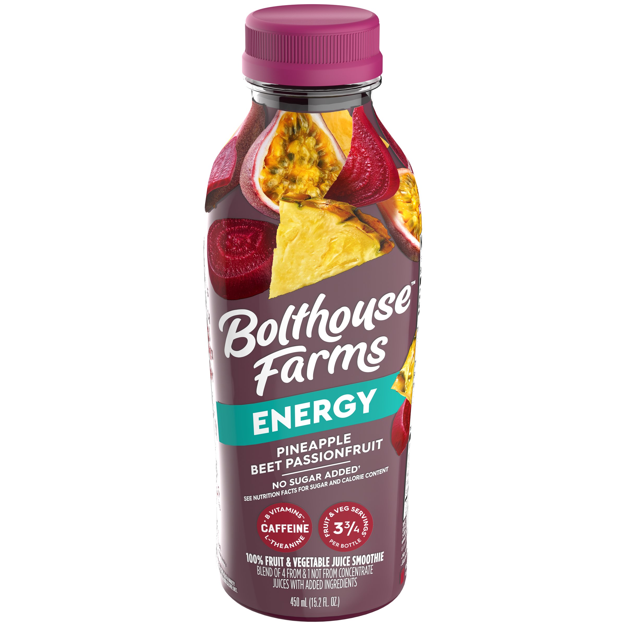 Bolthouse Farms Energy Juice Smoothie - Pineapple Beet Passionfruit ...