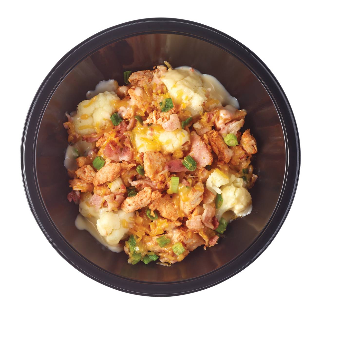 Meal Simple by H-E-B Low-Carb Lifestyle BBQ Chicken & Loaded Cauliflower Bowl - Shop Entrees ...