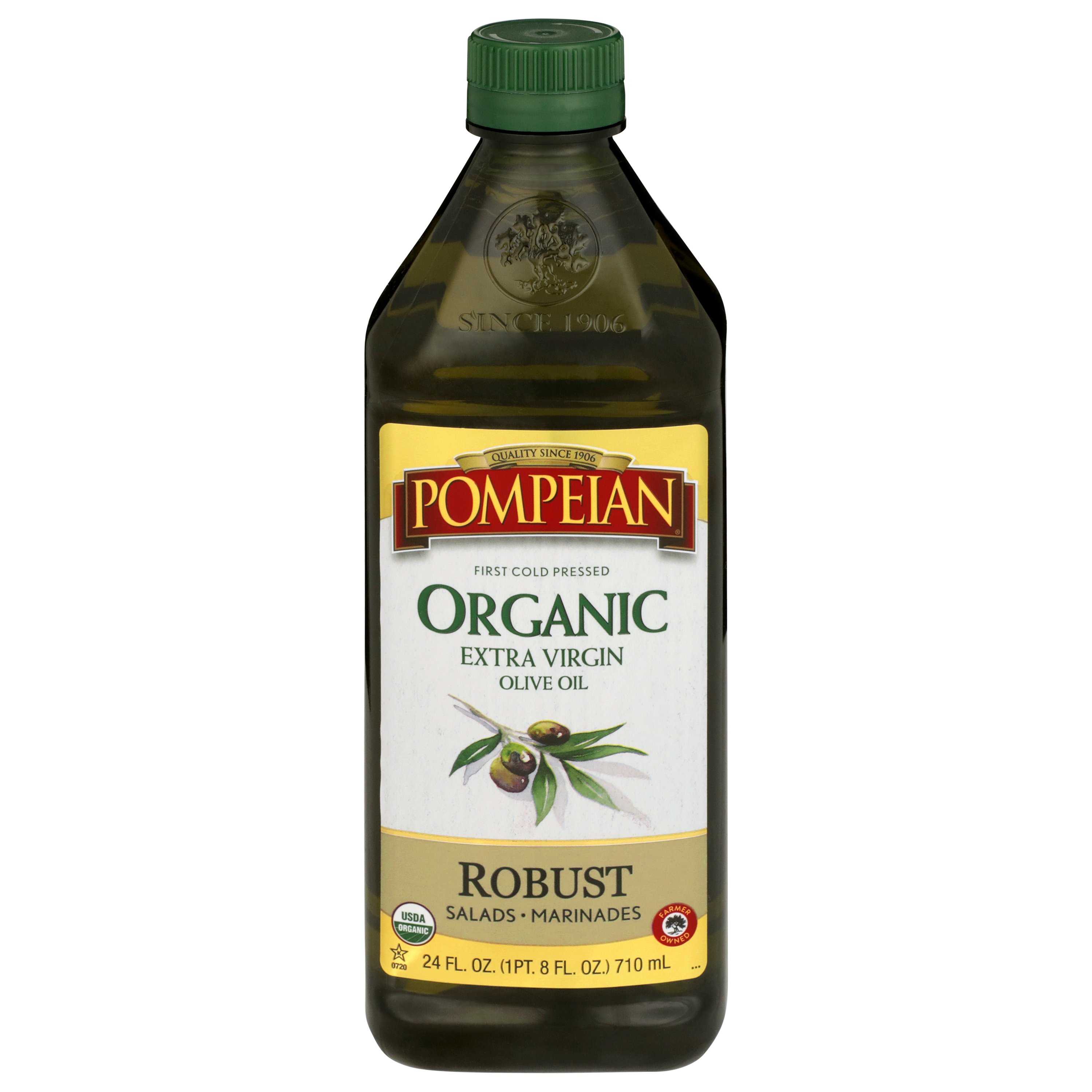 Pompeian Organic Robust Extra Virgin Olive Oil - Shop Oils at H-E-B