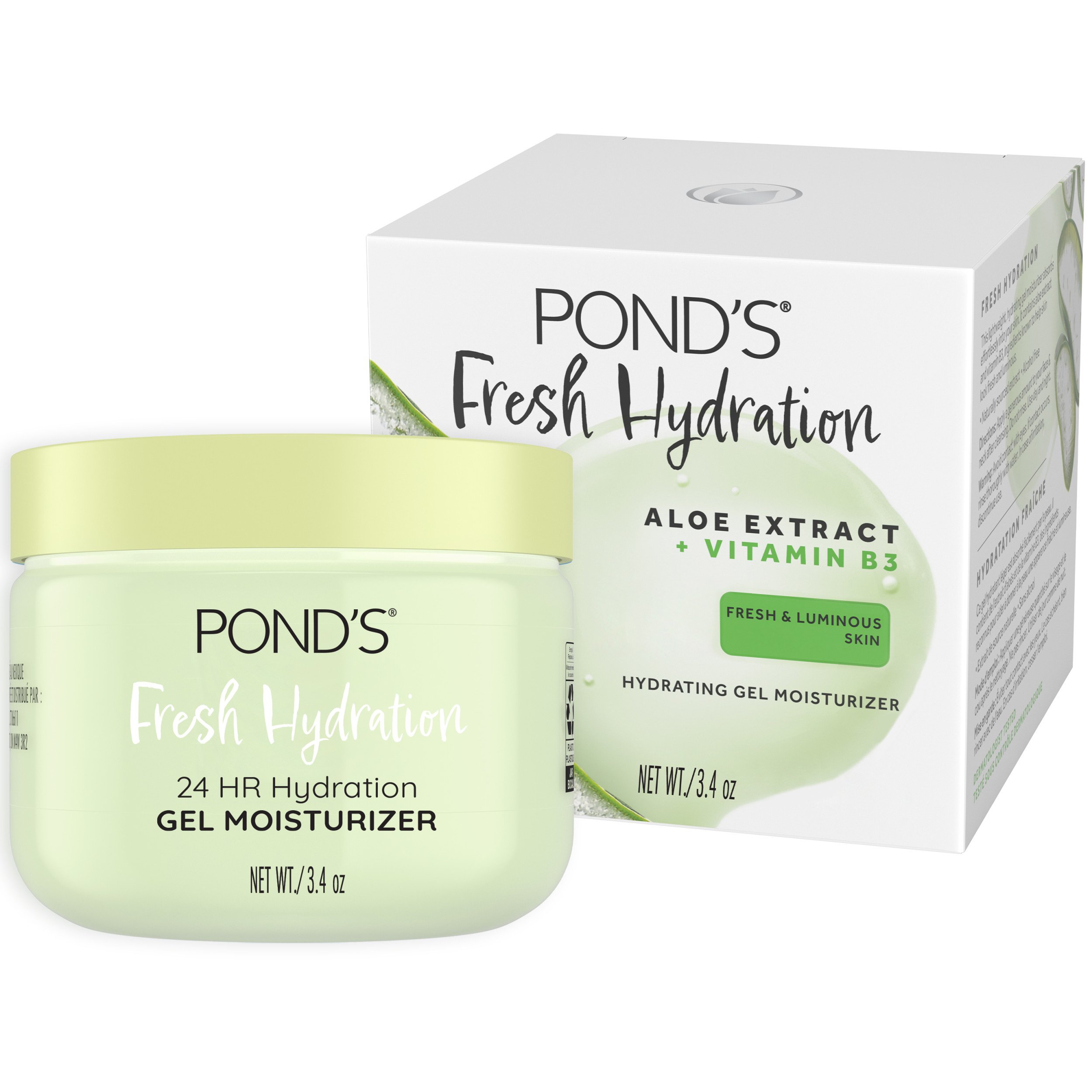 Pond's Fresh Hydration Oil-Free Gel Moisturizer with Aloe Vera - Shop ...