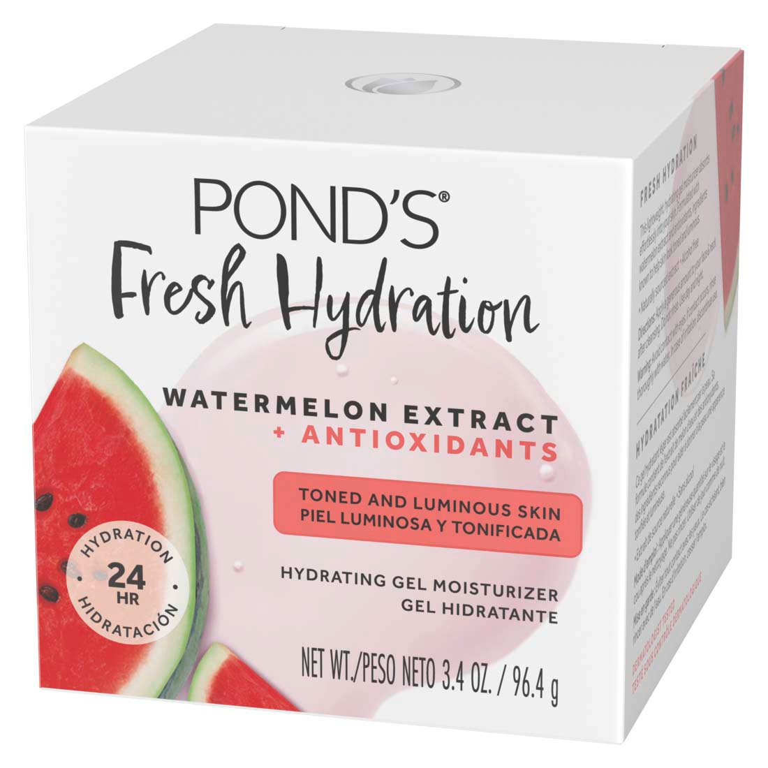 Pond's Fresh Hydration Watermelon Extract +Antioxidants Gel Moisturizer ...