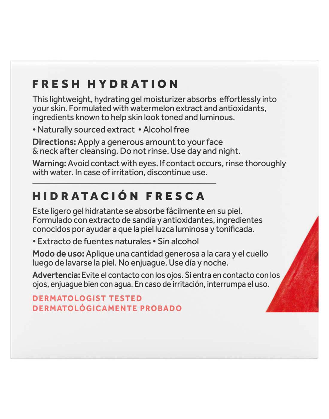 Pond's Fresh Hydration Watermelon Extract +Antioxidants Gel Moisturizer ...