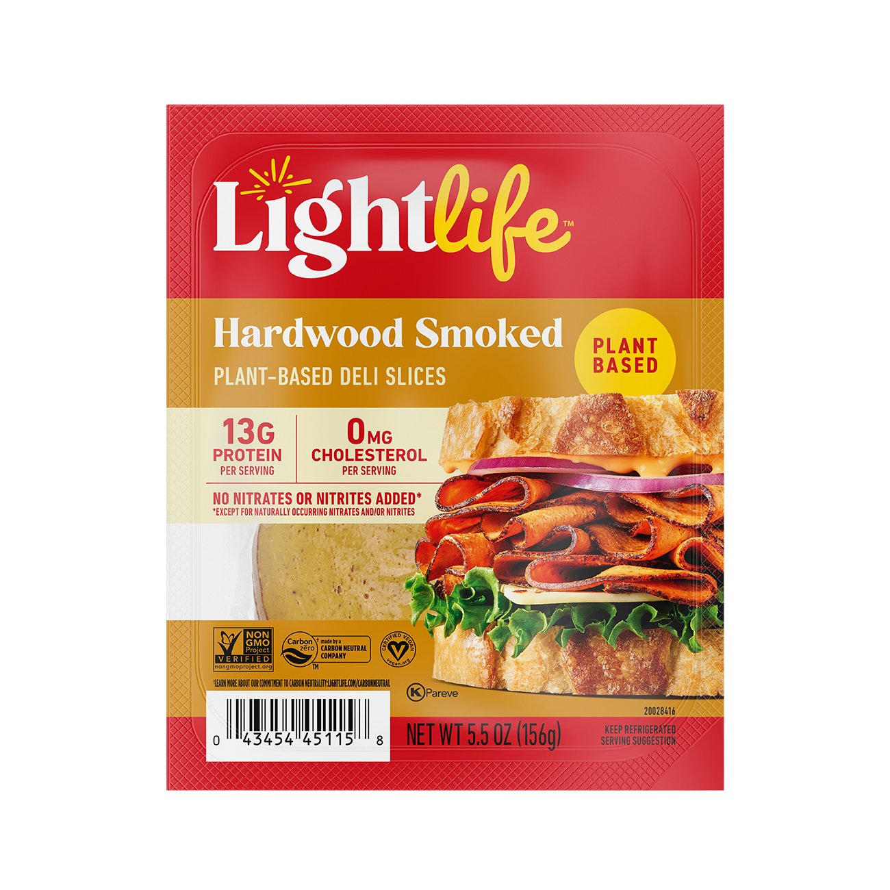 Lightlife Hardwood Smoked Plant-Based Deli Slices - Shop Tofu & meat ...