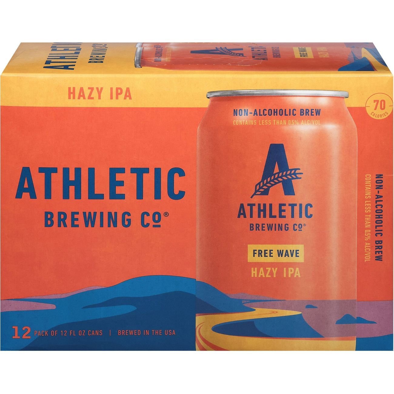 Athletic Brewing Co. Free Wave Hazy IPA Craft Beer 12 pk Cans - Shop ...