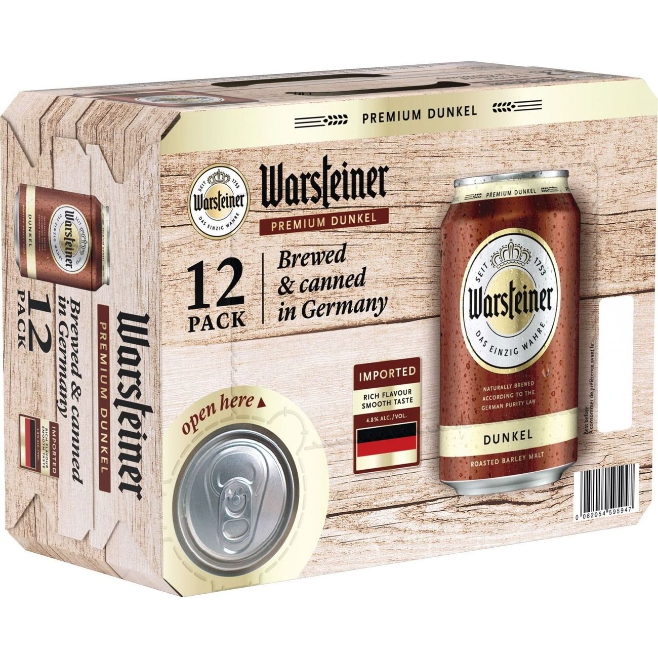 Warsteiner Premium Dunkel German Beer 12 pk Cans - Shop Beer at H-E-B