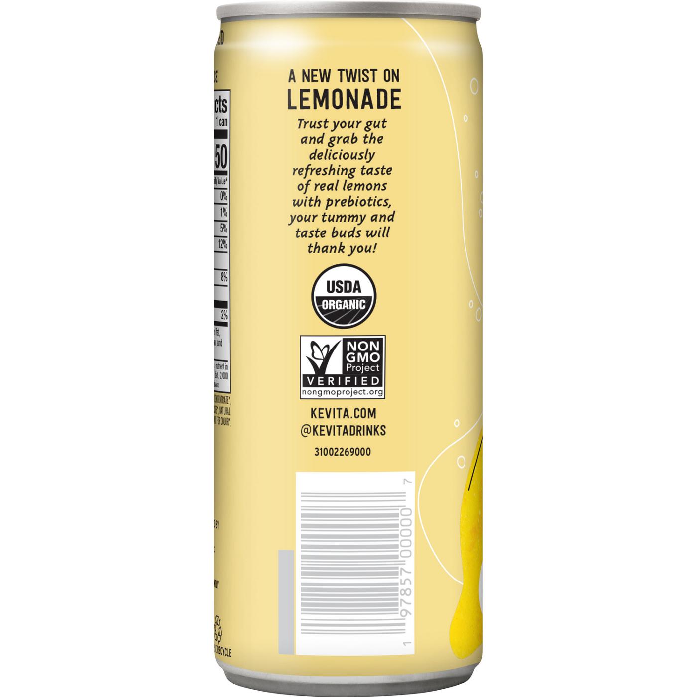KeVita Sparkling Lemonade with Prebiotics - Shop Juice at H-E-B