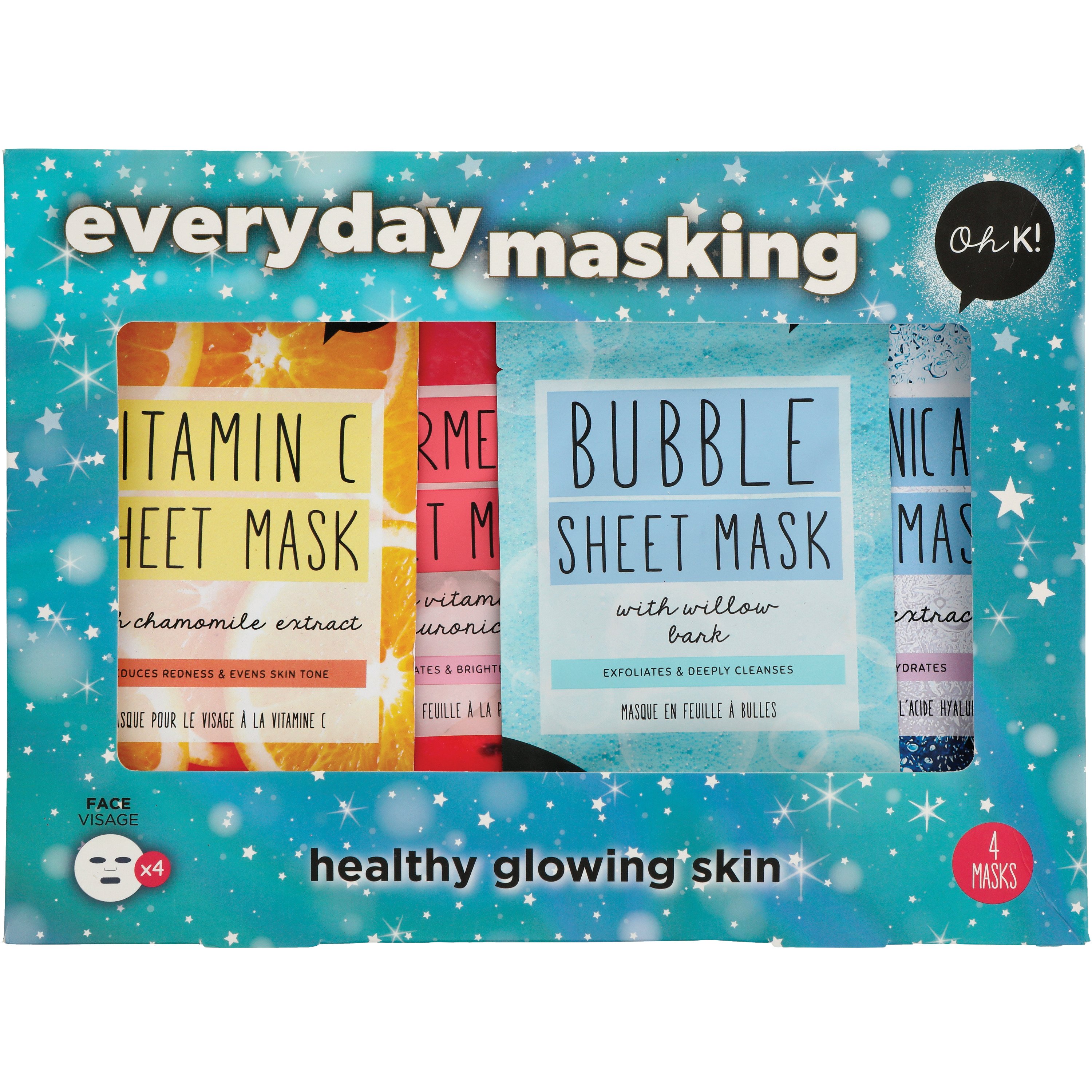 Oh K! Everyday Masking Set - Shop Facial masks & treatments at H-E-B