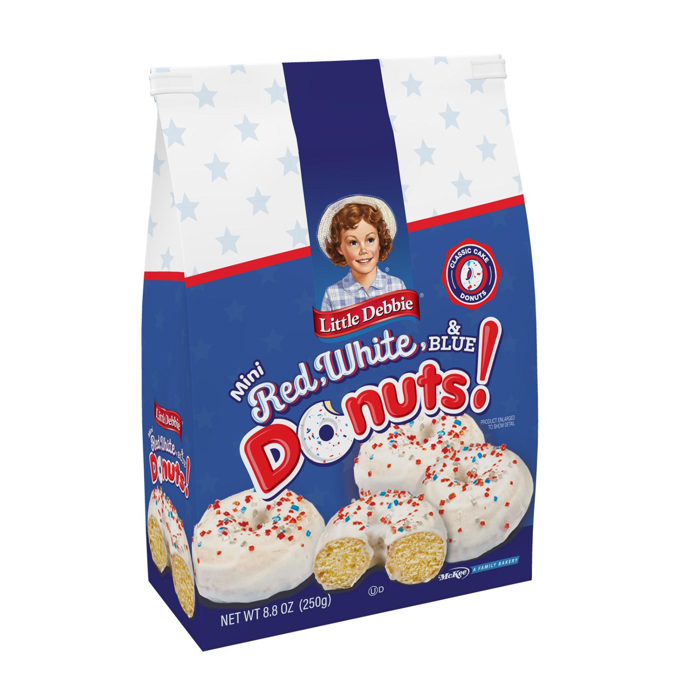 Little Debbie Red White & Blue Donuts - Shop Snack cakes at H-E-B