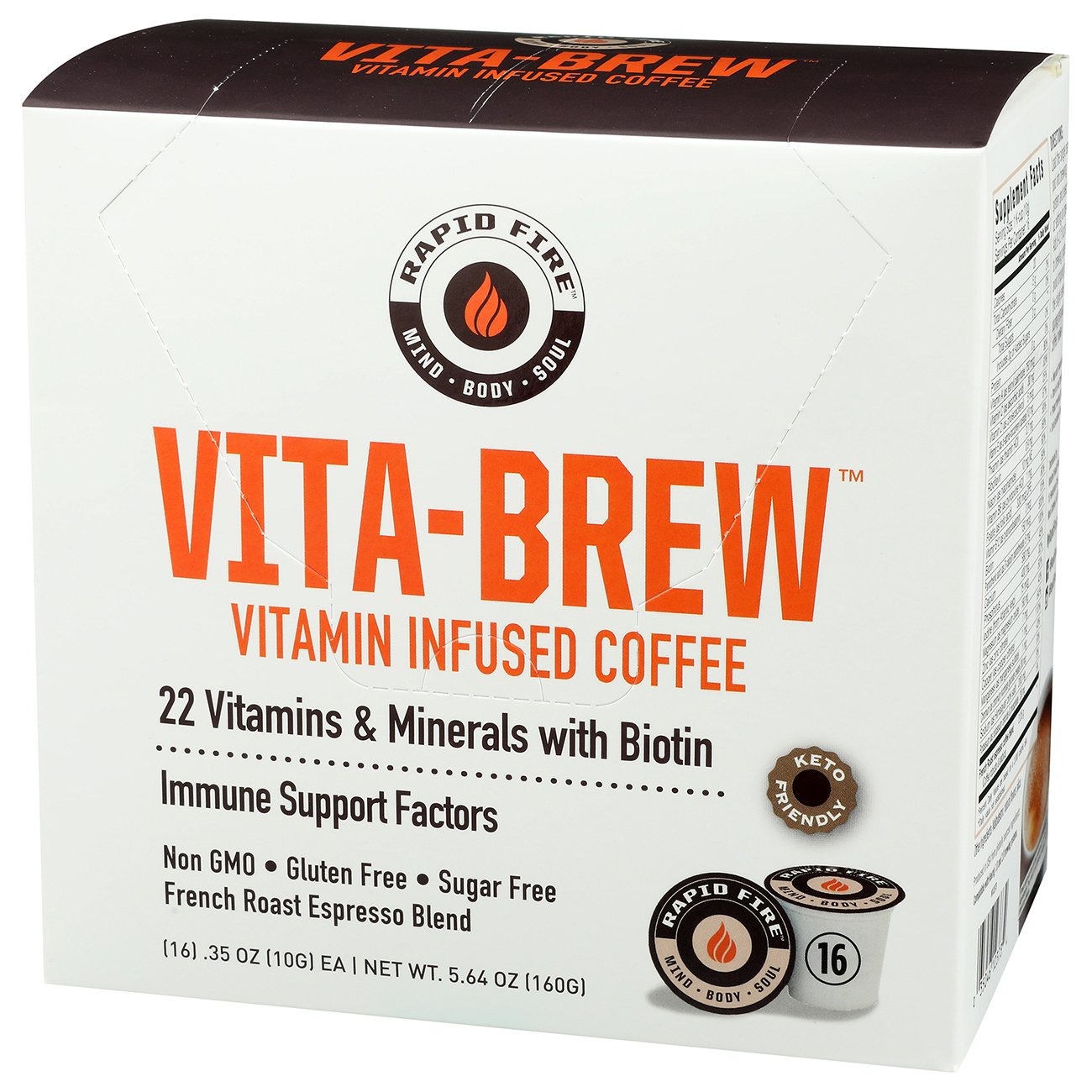 Rapid Fire Vita Brew Vitamin Enhanced Coffee - Shop Coffee at H-E-B