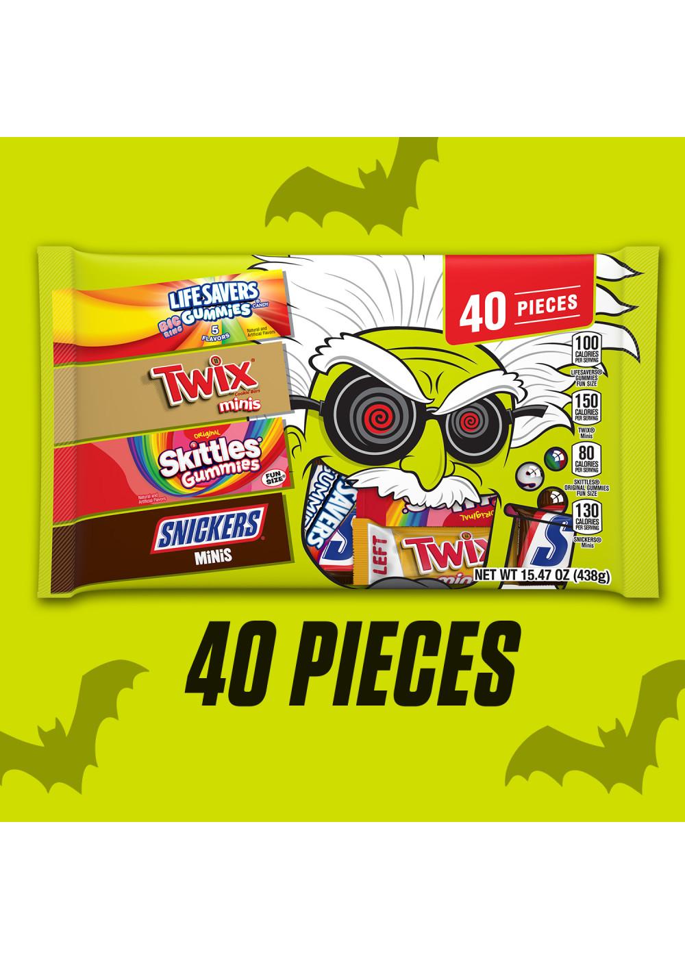 Snickers, Skittles, Twix & Life Savers Assorted Trick or Treat ...