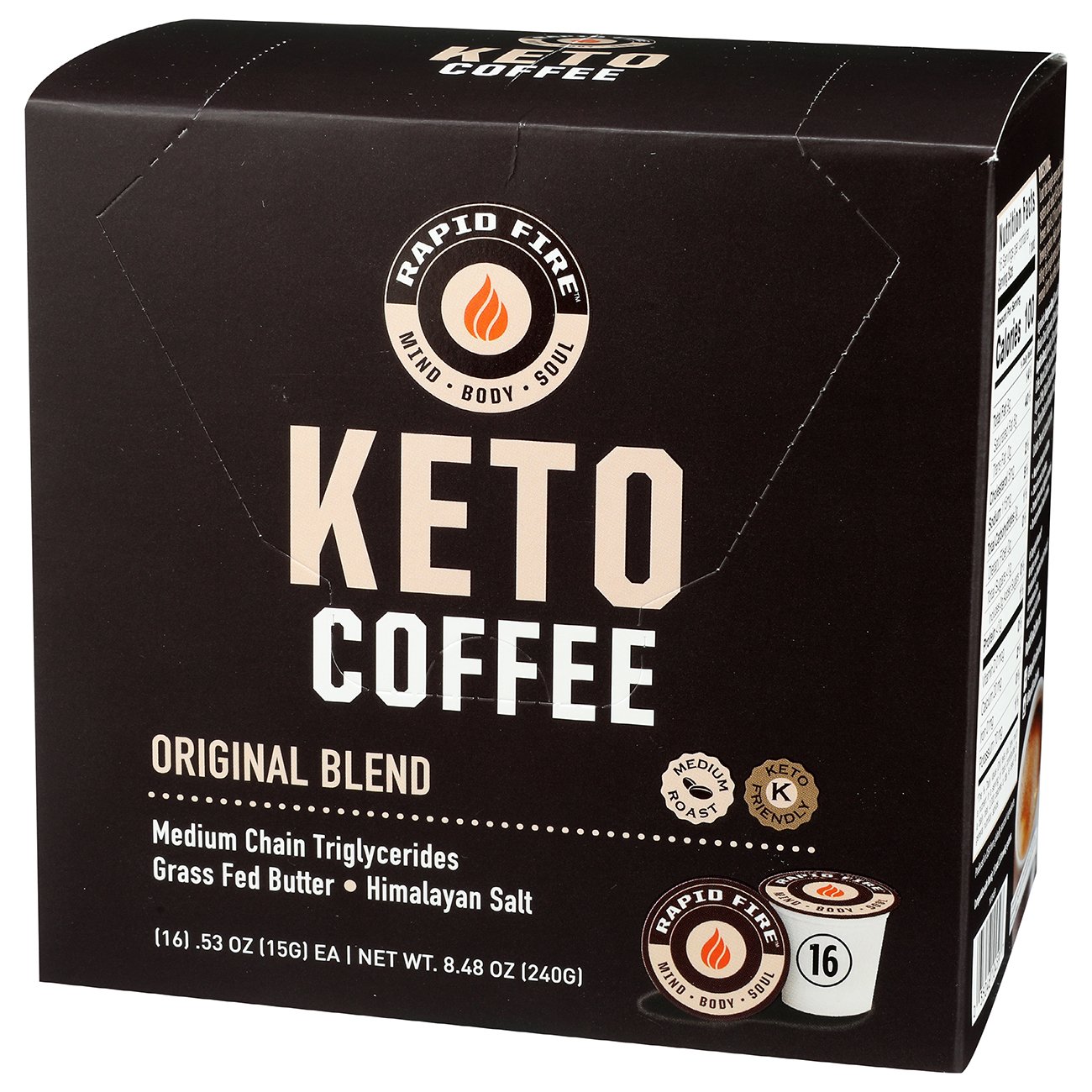 Rapid Fire Keto Coffee Original Blend - Shop Coffee at H-E-B